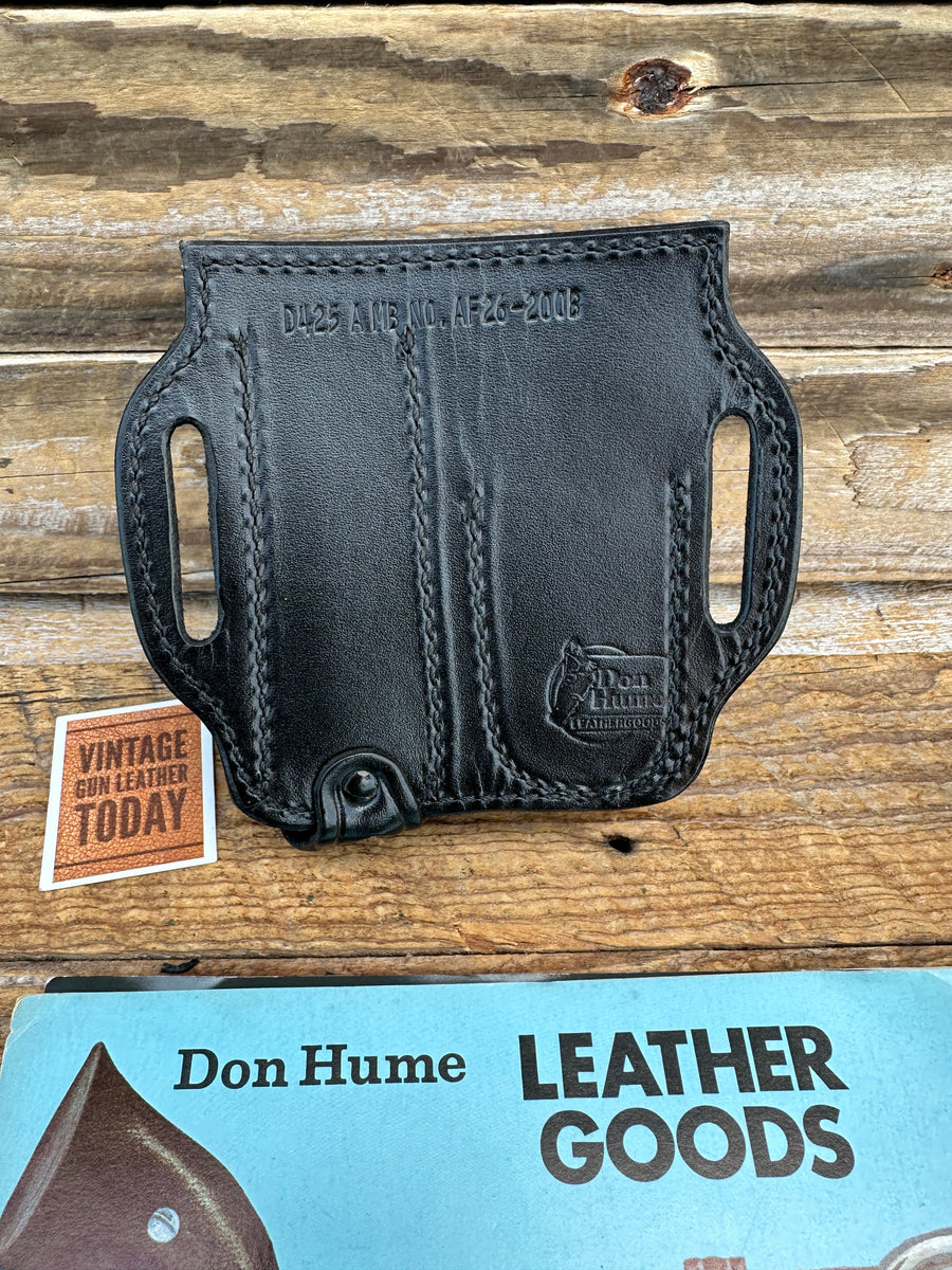 Don Hume BLACK Leather 26" ASP Baton 200B Magazine Carrier For Steel S ...