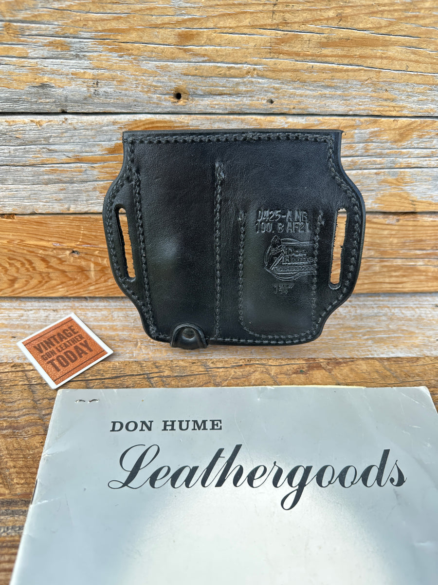 Don Hume Black Leather 100B Magazine Carrier 21" ASP Baton 1 3/4" Belt ...