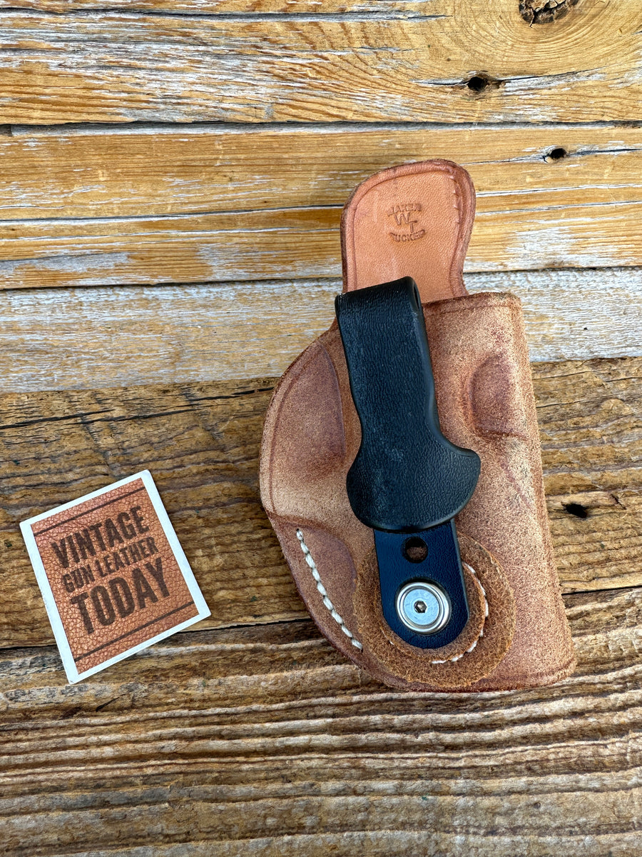 Tucker Gun Leather Cover Up IWB Holster for S&W M&P Shield 9mm Right ...
