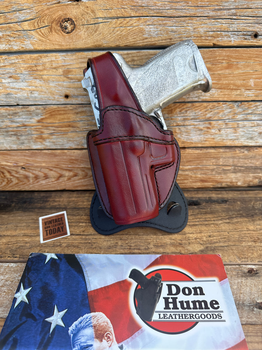 Don Hume 711 Agent Paddle Brown Leather OWB Holster for Heckler Koch H ...