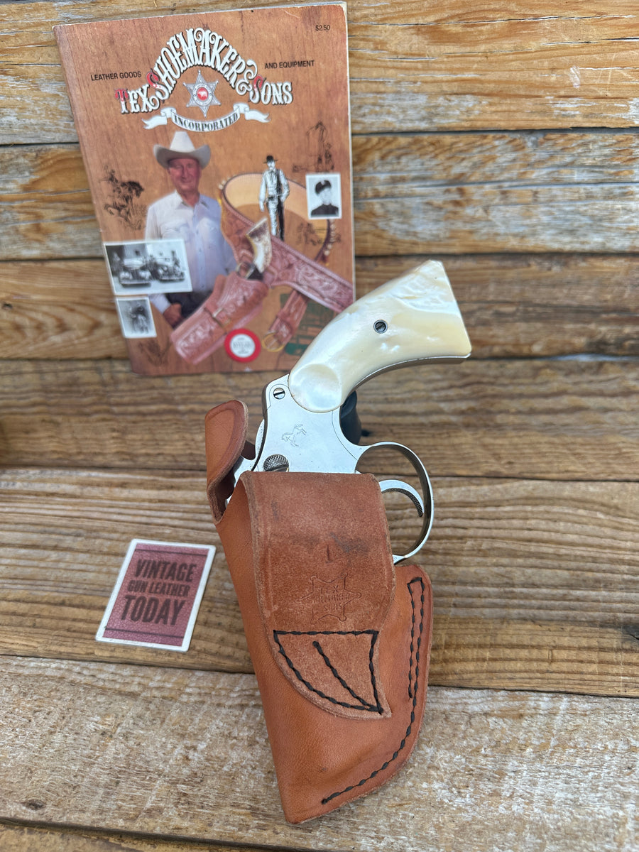 Tex Shoemaker Brown Plain Leather FBI Style Holster For Colt Detective ...