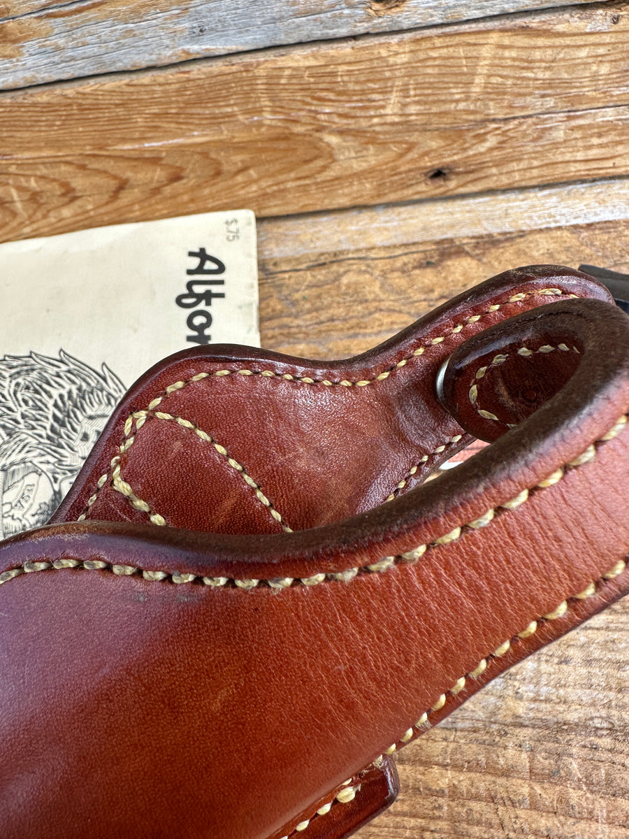 Vintage Alfonso's Plain Brown Smooth Leather Lined Holster For Model 5 ...