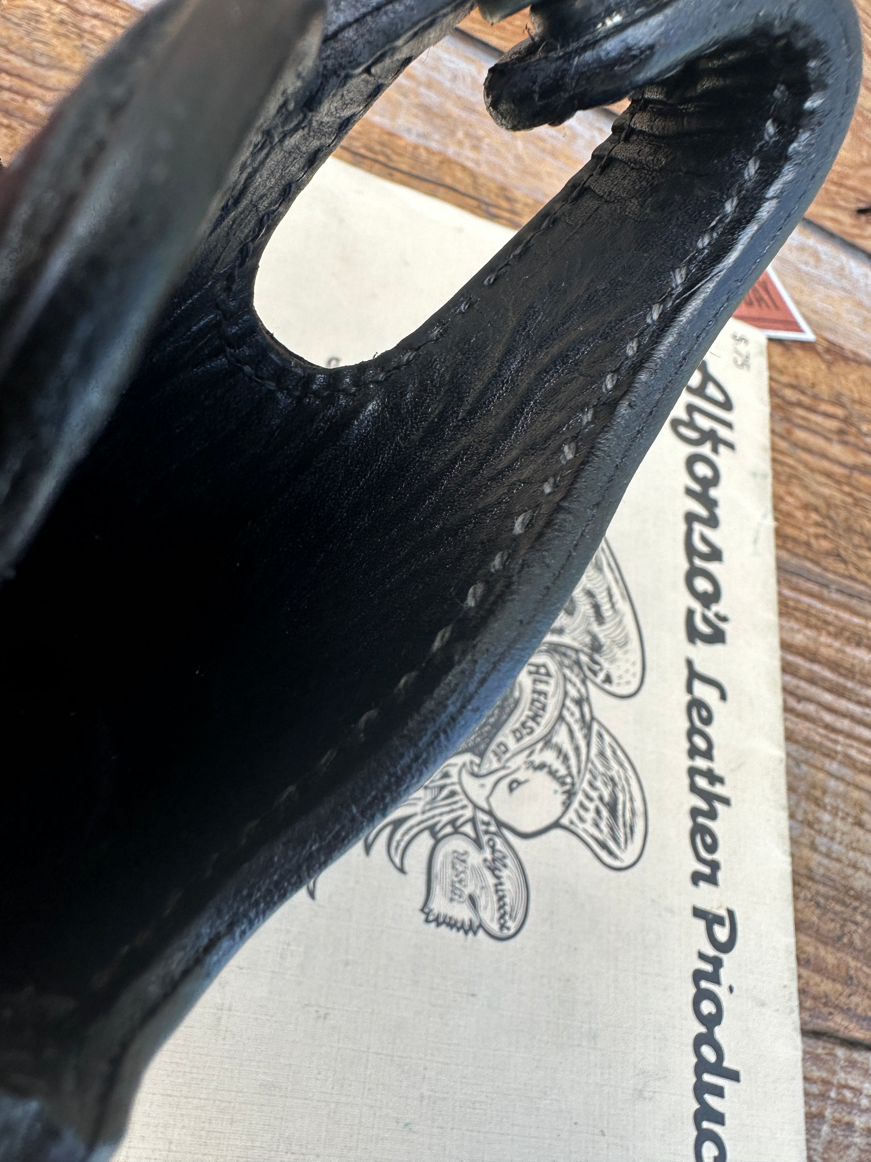 Alfonsos Black Smooth Leather Lined 2" Colt Detective Revolver Colt De ...