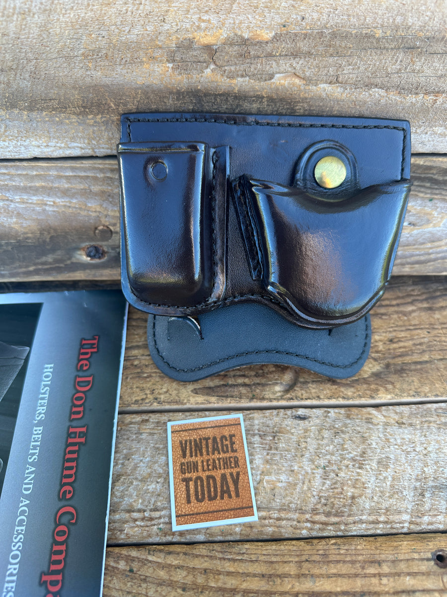 Don Hume MS BROWN Leather Chain Cuff 100B Magazine Paddle For Steel Do ...