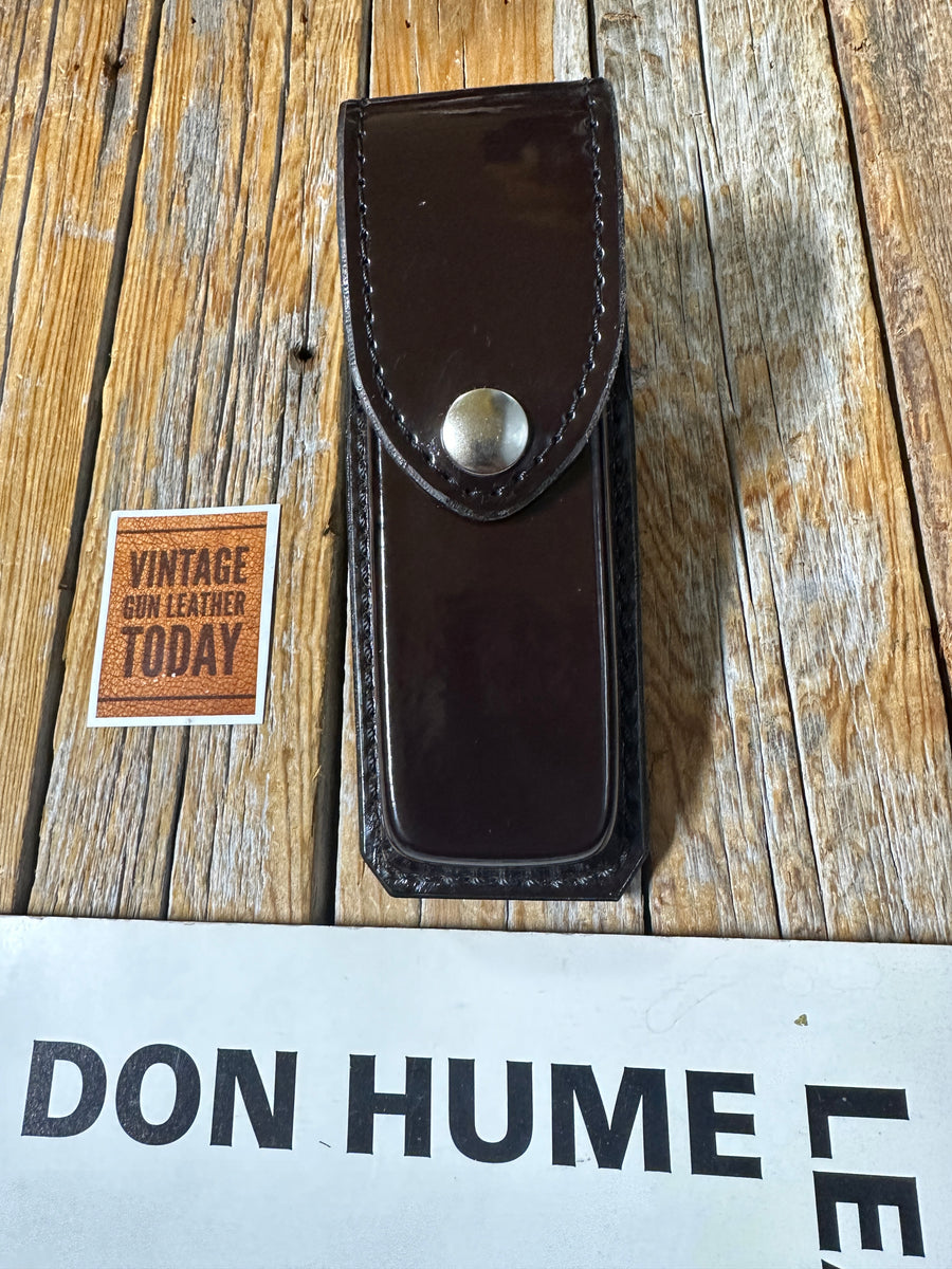Vintage Don Hume Brown Clarino Steel 1911 Single Stack Magazine Carrie ...