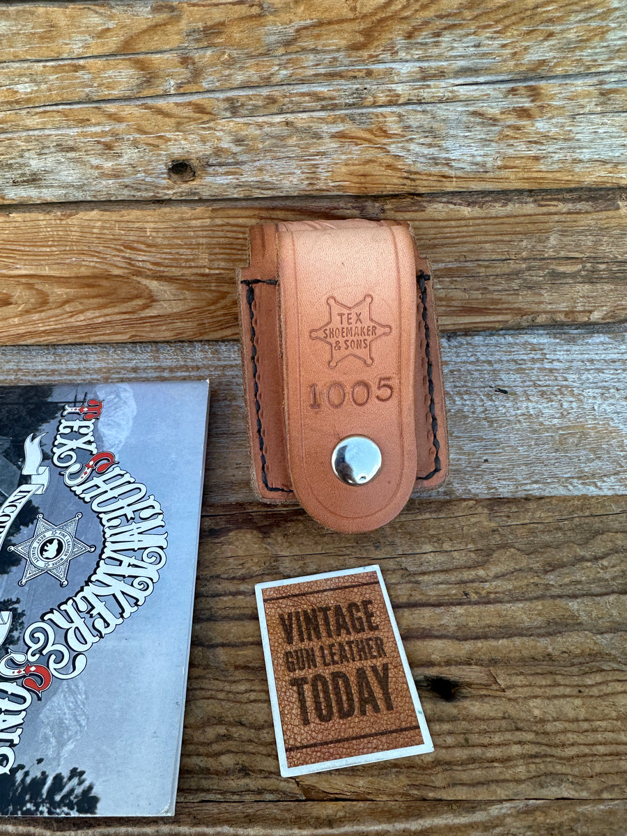 Vintage Tex Shoemaker Brown Floral Carved Mic Box Multi Use Case K9 Al ...