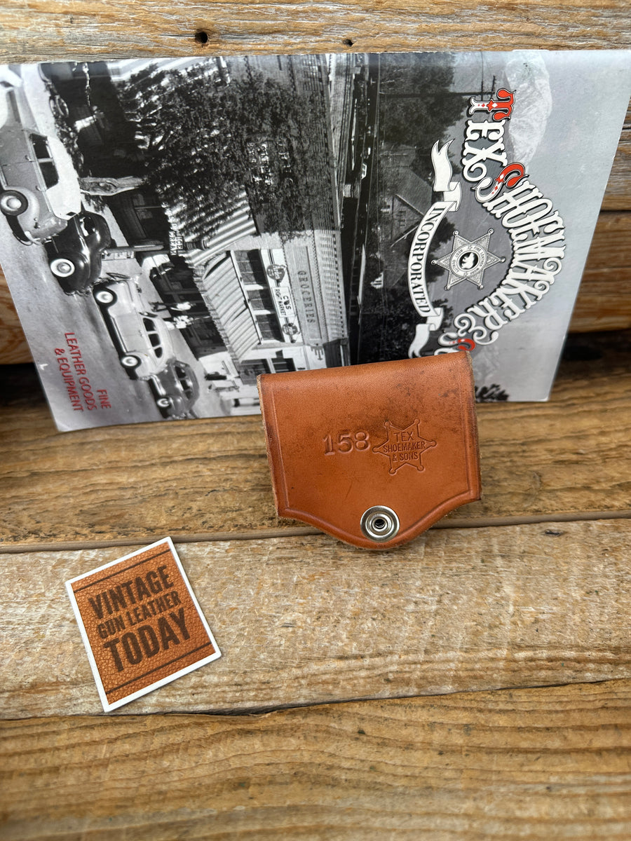 Vintage Tex Shoemaker 158 38 Floral Carved 6 Round .38 .357 Cartridge ...