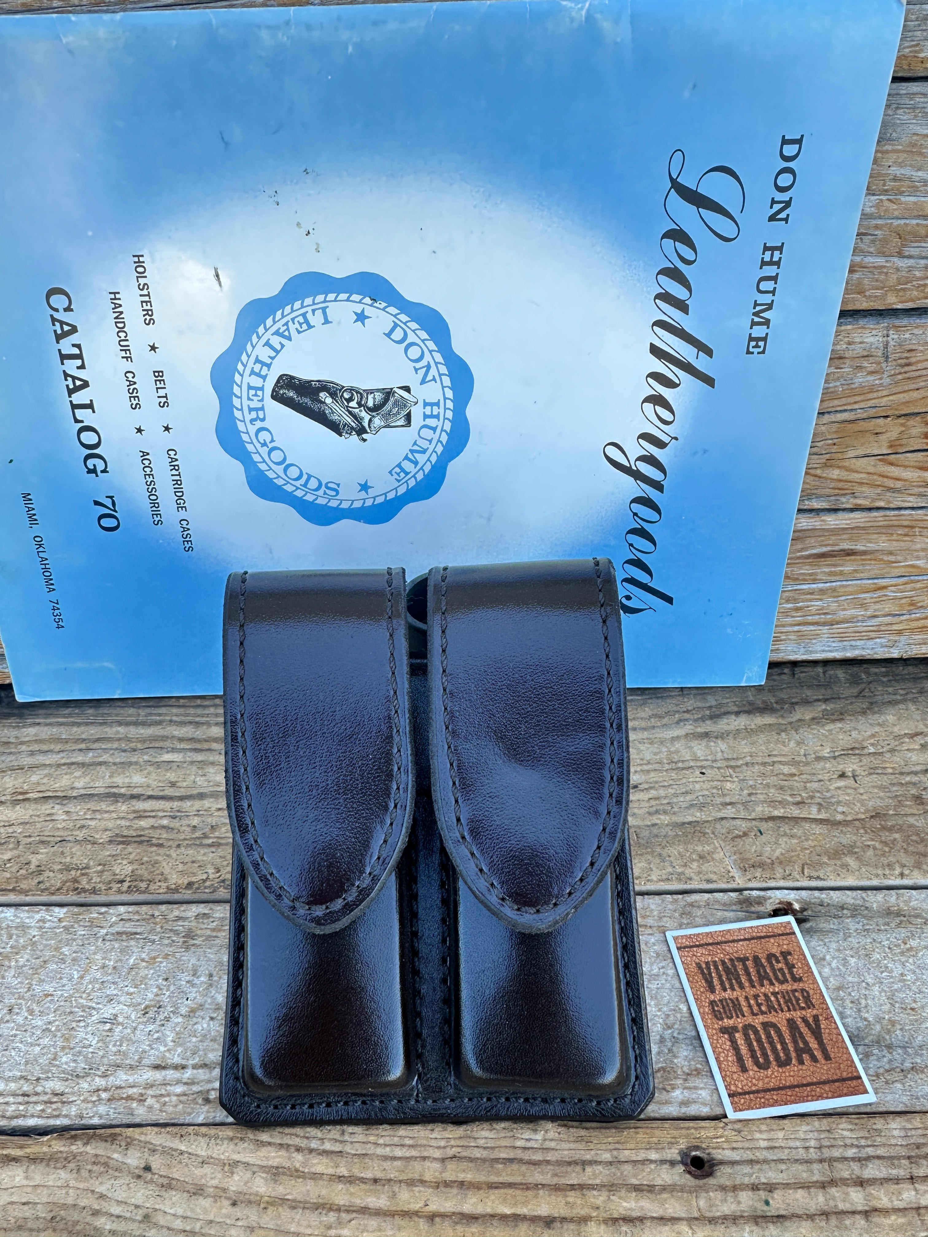 Don Hume D407 400A MS Brown Basket Double Magazine Carrier Steel Singl ...