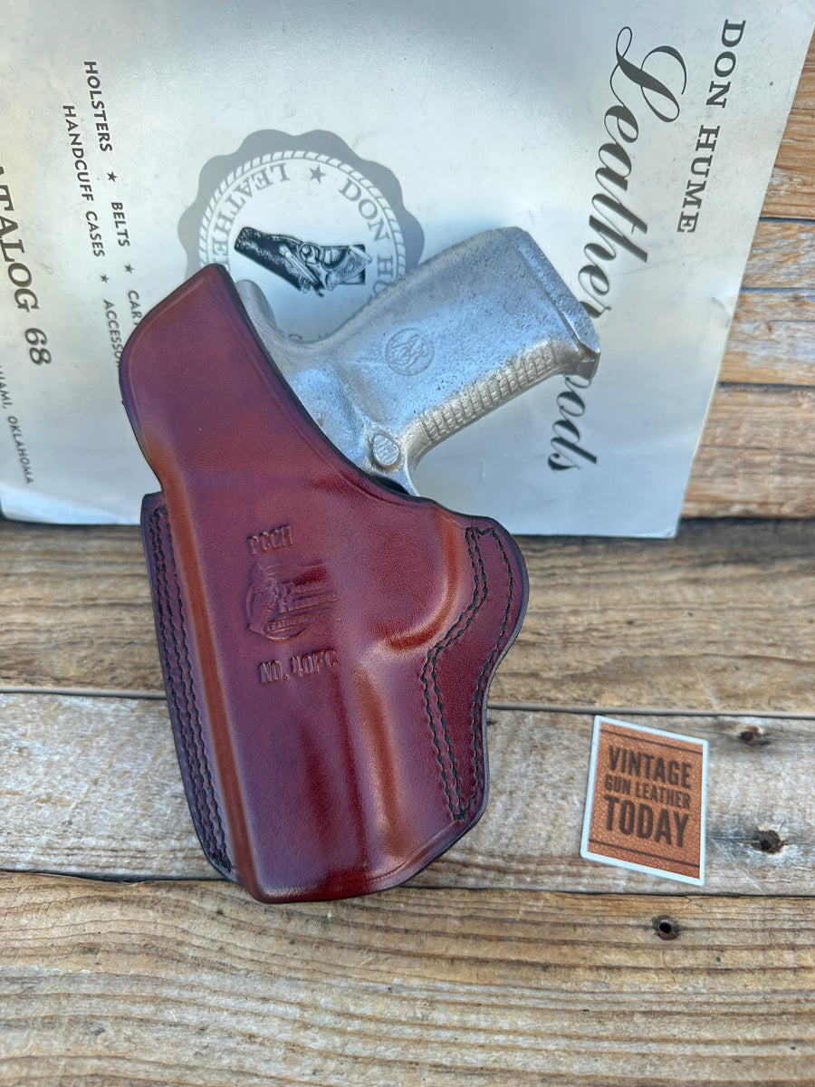 Don Hume PCCH 40FC Brown Leather IWB Holster for S&W Sigma Compact 9 ...
