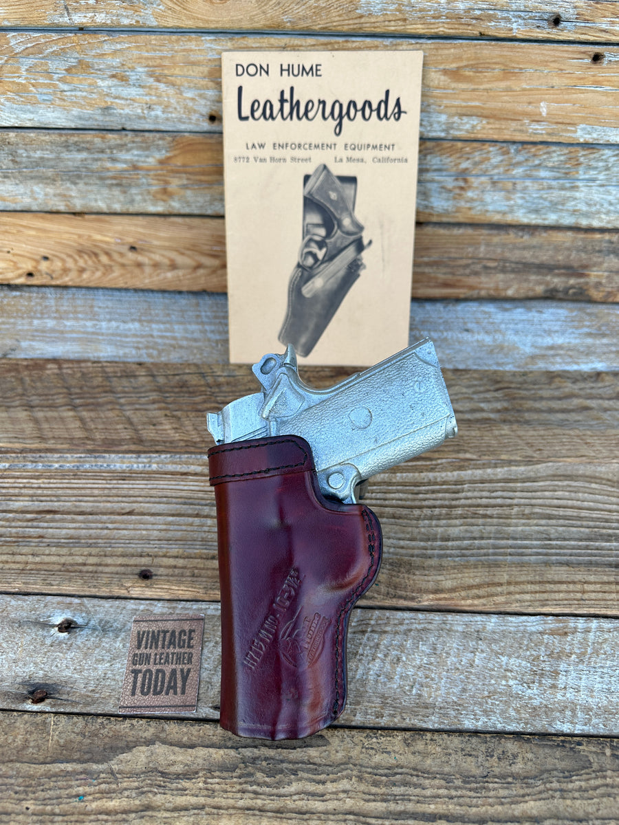 Don Hume H715 OT Brown Leather IWB Holster For Colt Officers Model ...