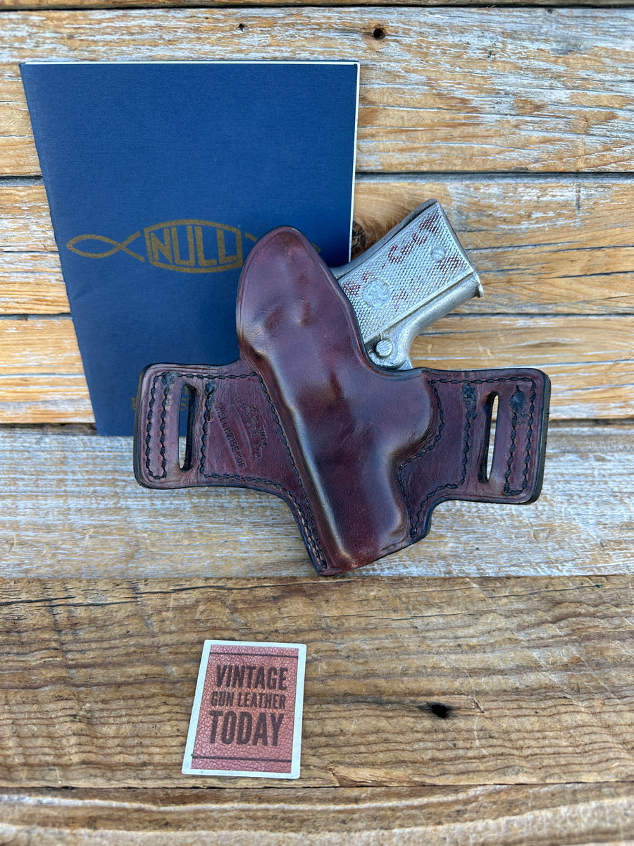 Ken Null Fitted Scabbard Horsehide Leather OWB Holster For Colt .380 M ...