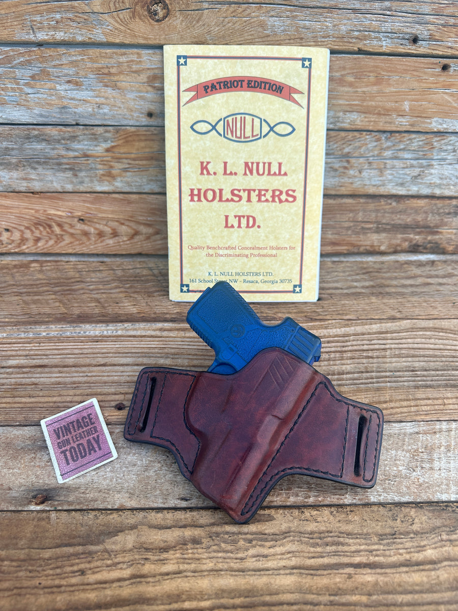 Ken Null Fitted GSS Scabbard Horsehide Leather OWB Holster For KAHR P3 ...