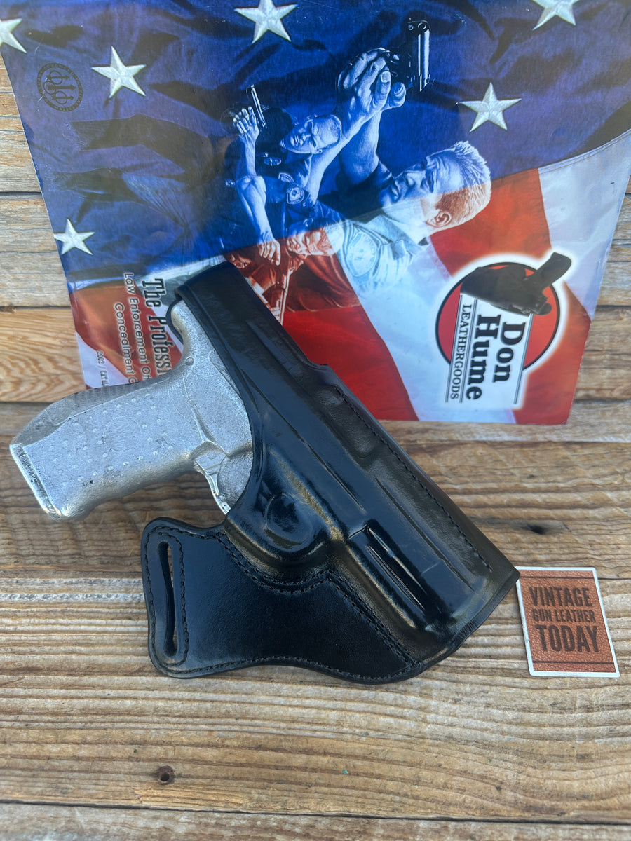 Don Hume Partner Black Leather Cross Draw Holster For Smith Wesson SW9 ...
