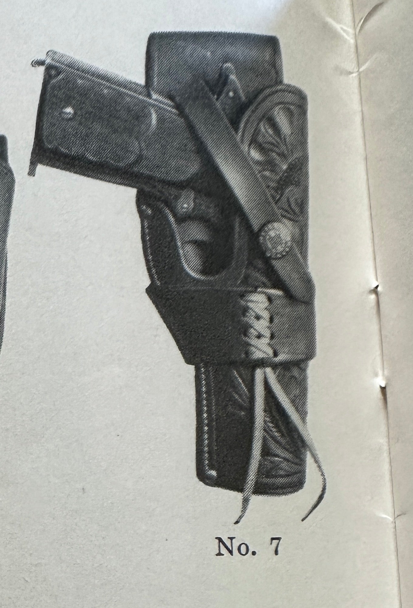 Vintage 1940's HH Heiser #7 Floral Leather Holster For Colt 45 1911 Go ...