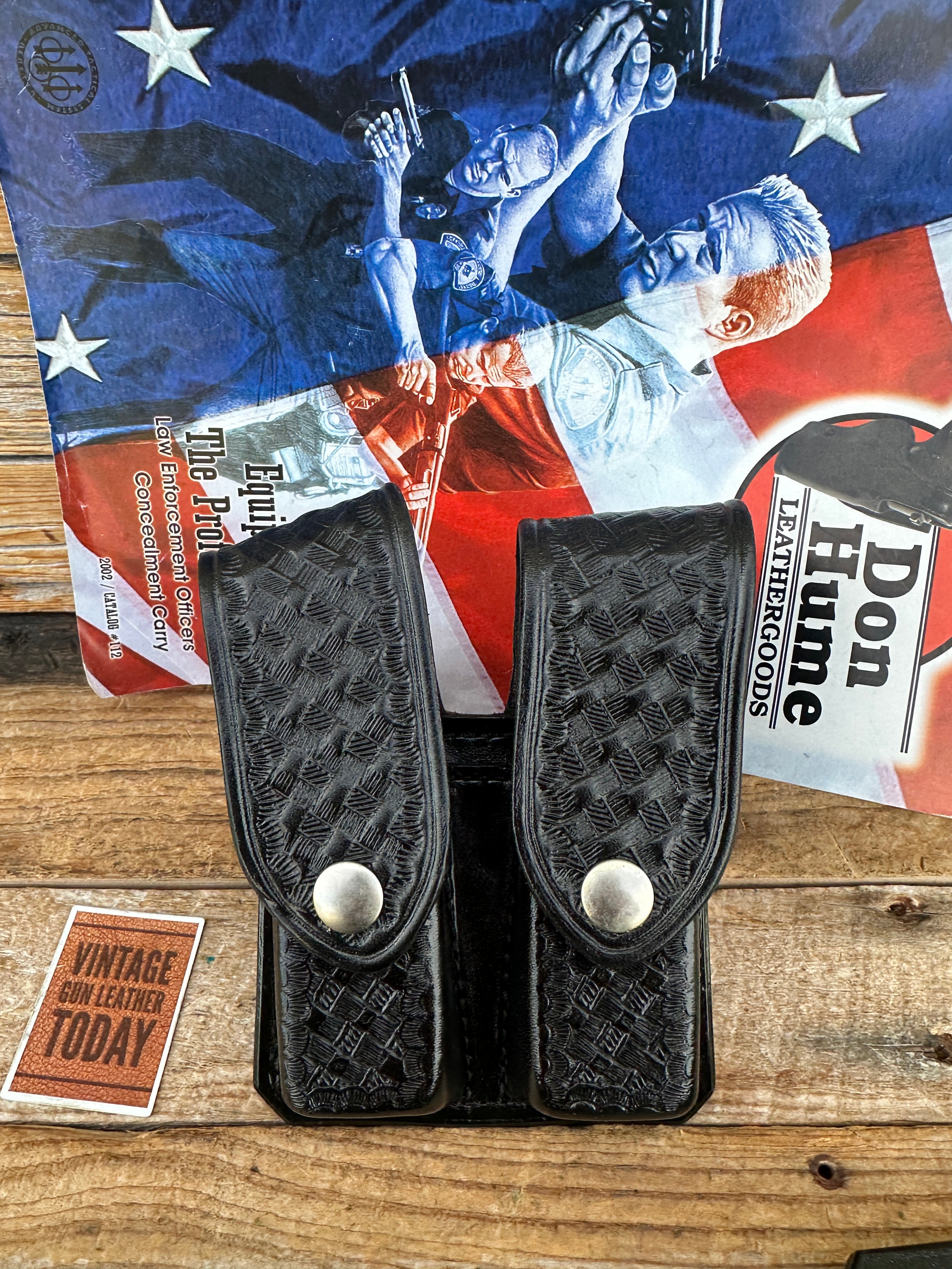Don Hume Black Basket Double Magazine Carrier D416-R 850A For GLOCK HK ...