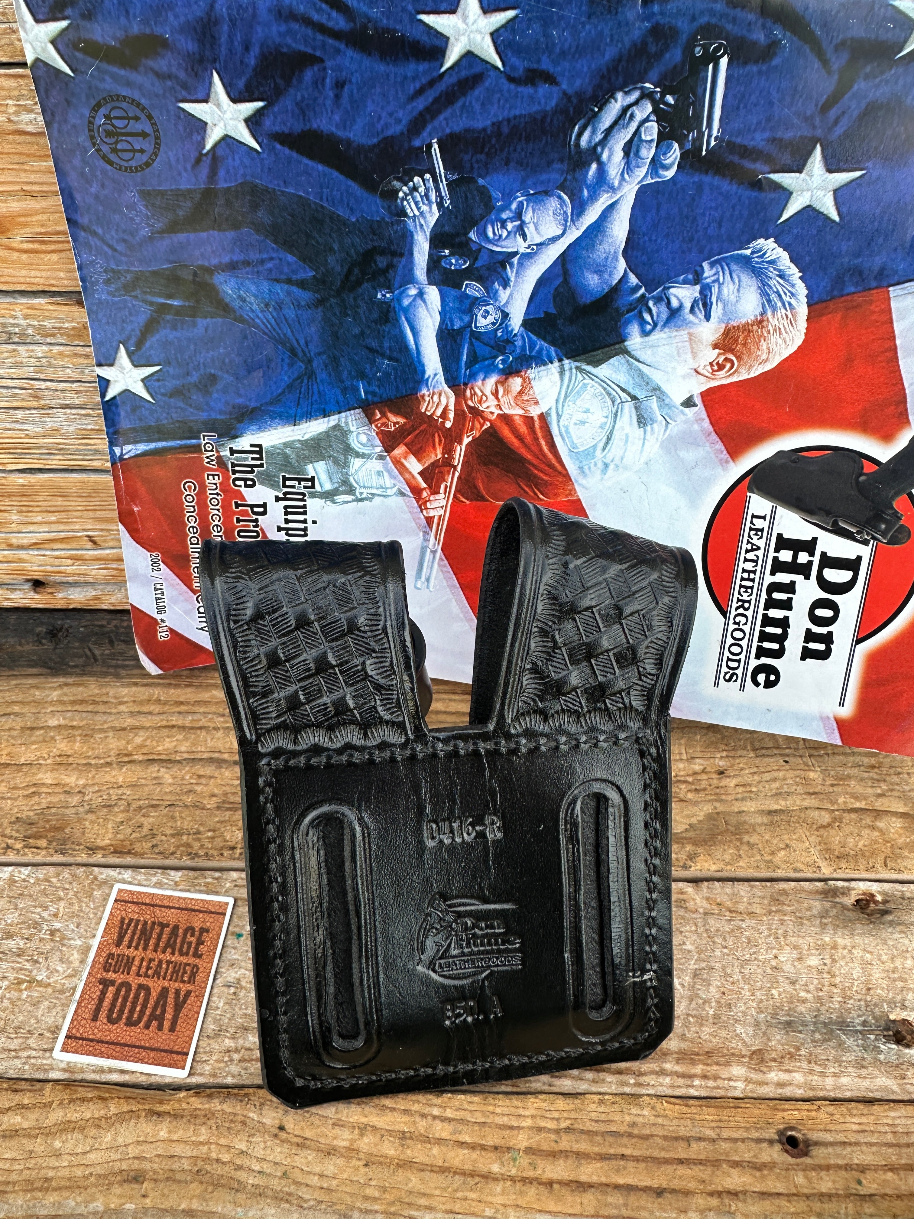 Don Hume Black Basket Double Magazine Carrier D416-R 850A For GLOCK HK ...