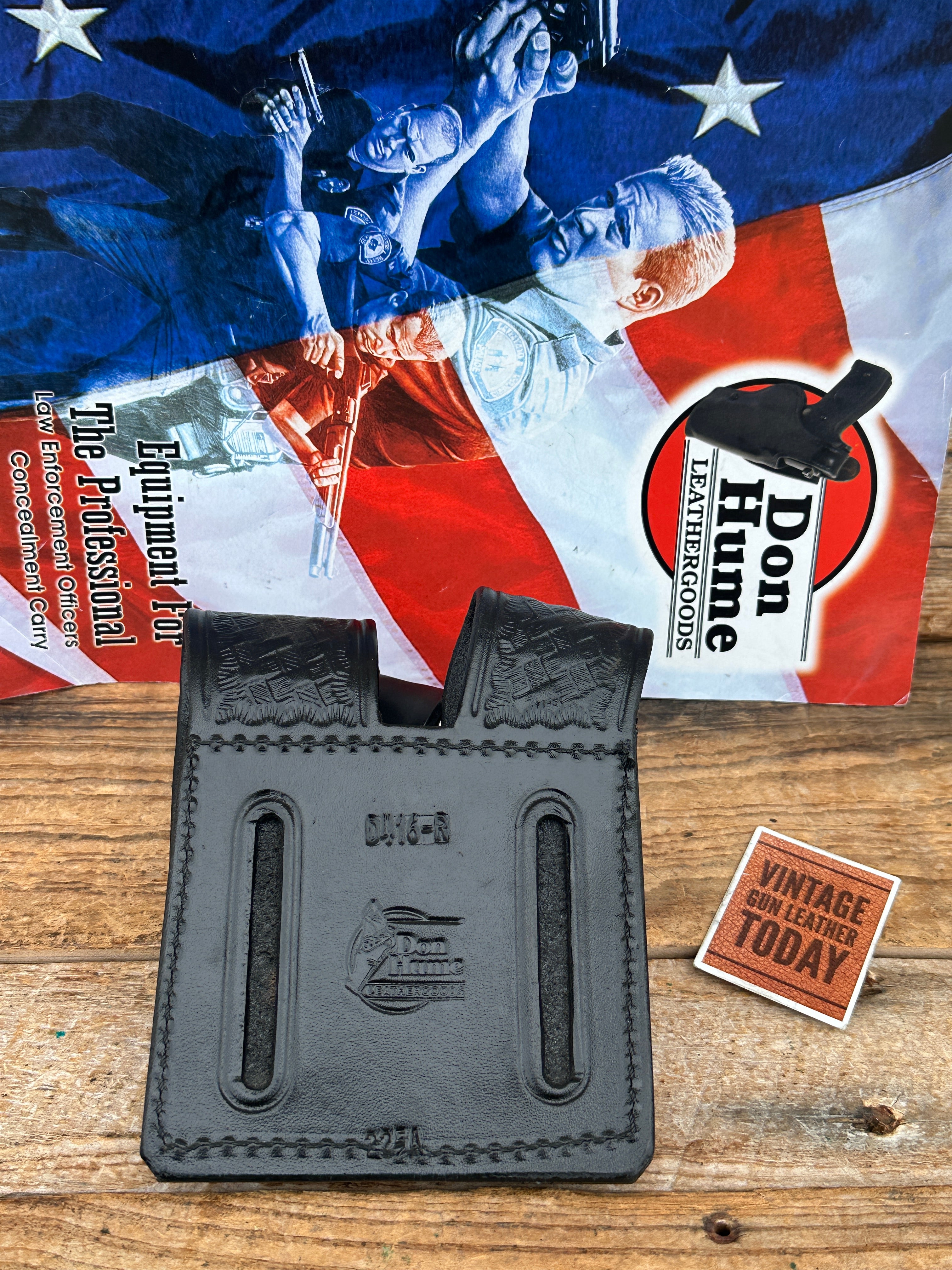 Don Hume Black Basket Double Magazine Carrier D416-R 225A For Colt HK ...
