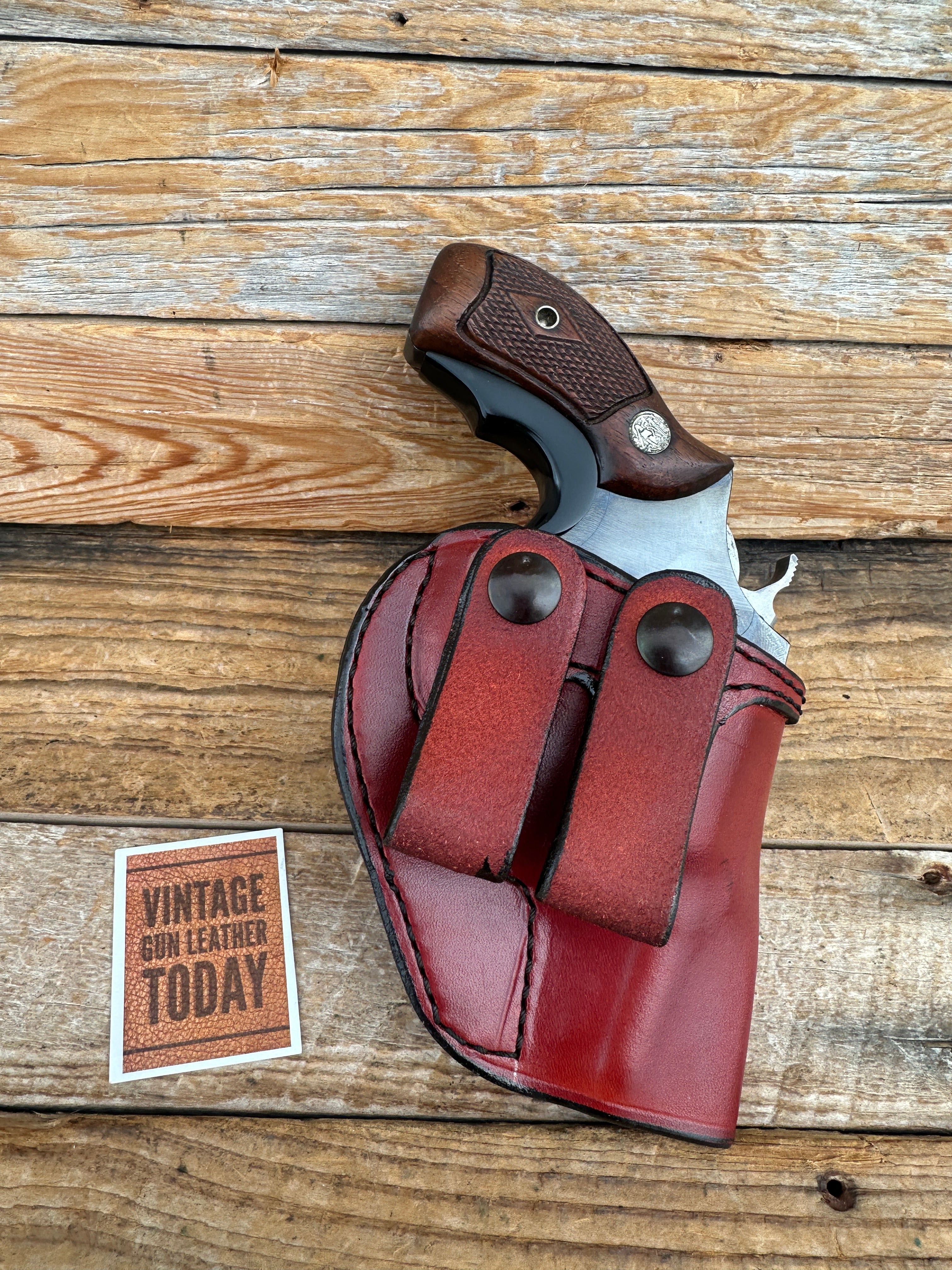Vintage Don Hume H715 Brown Leather IWB Holster for S&W 36 60 317 49 2 ...