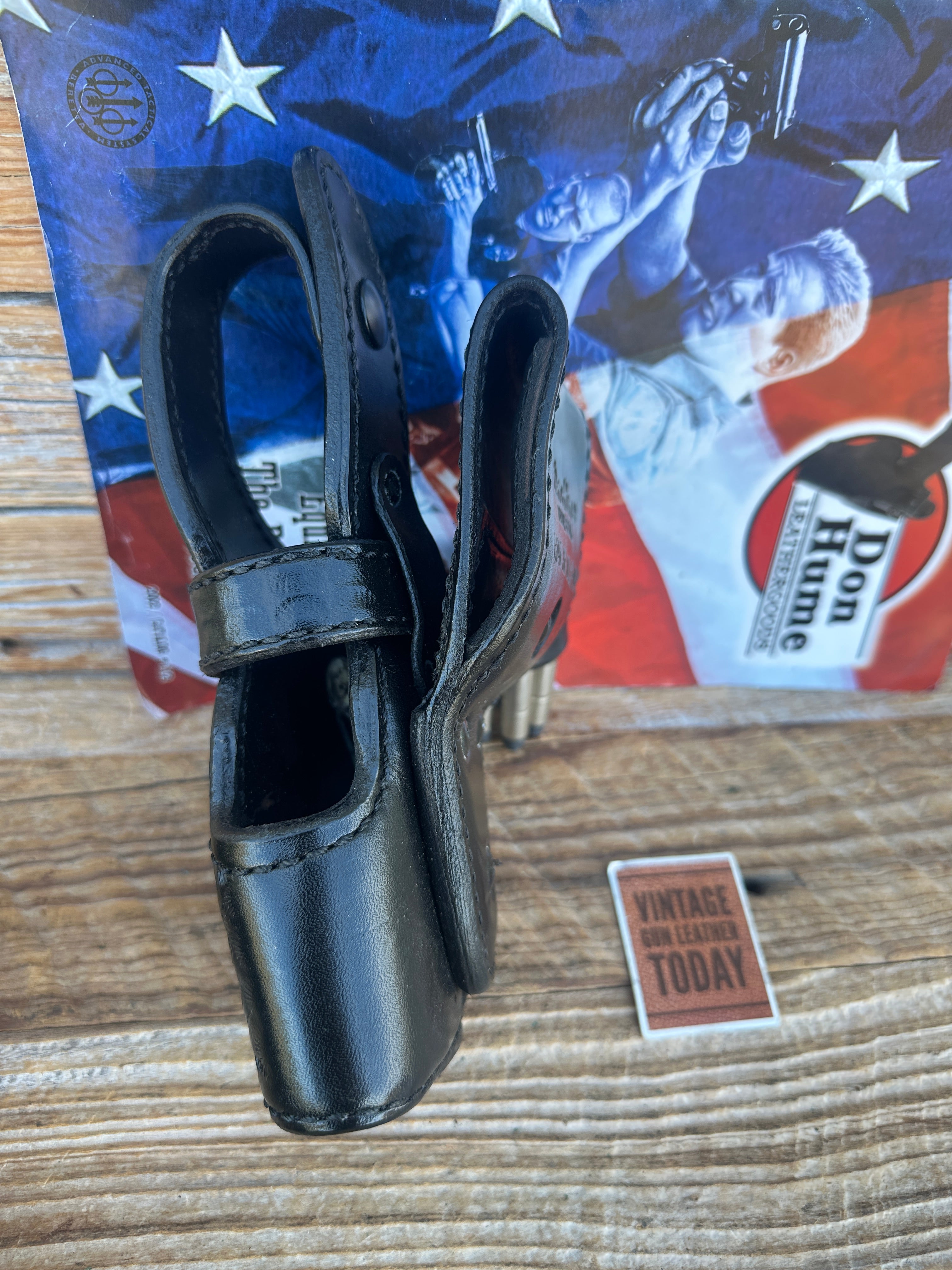 Don Hume H746 37-94 Black Basket Leather Lined Security Holster for Ru ...