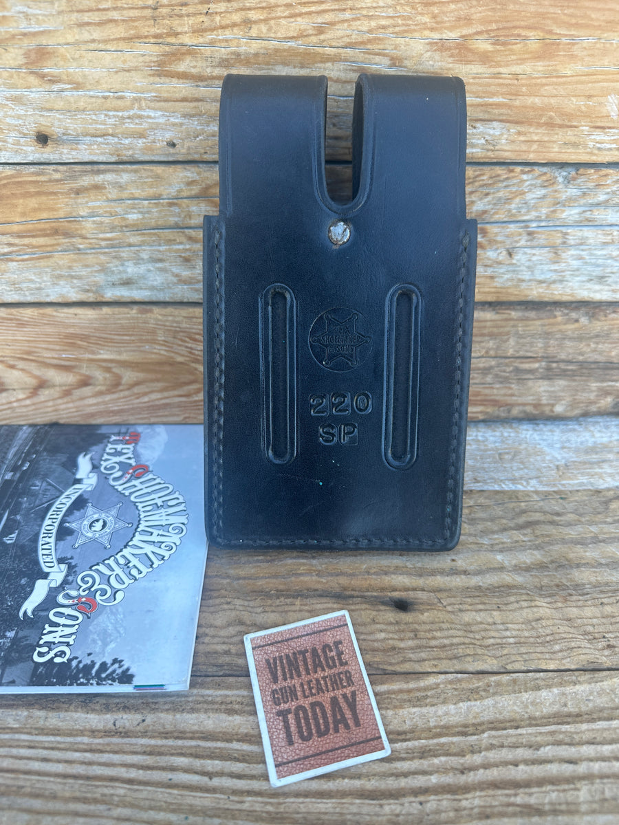 Tex Shoemaker Black Plain Leather Magazine Carrier For Sig P226 Extend ...