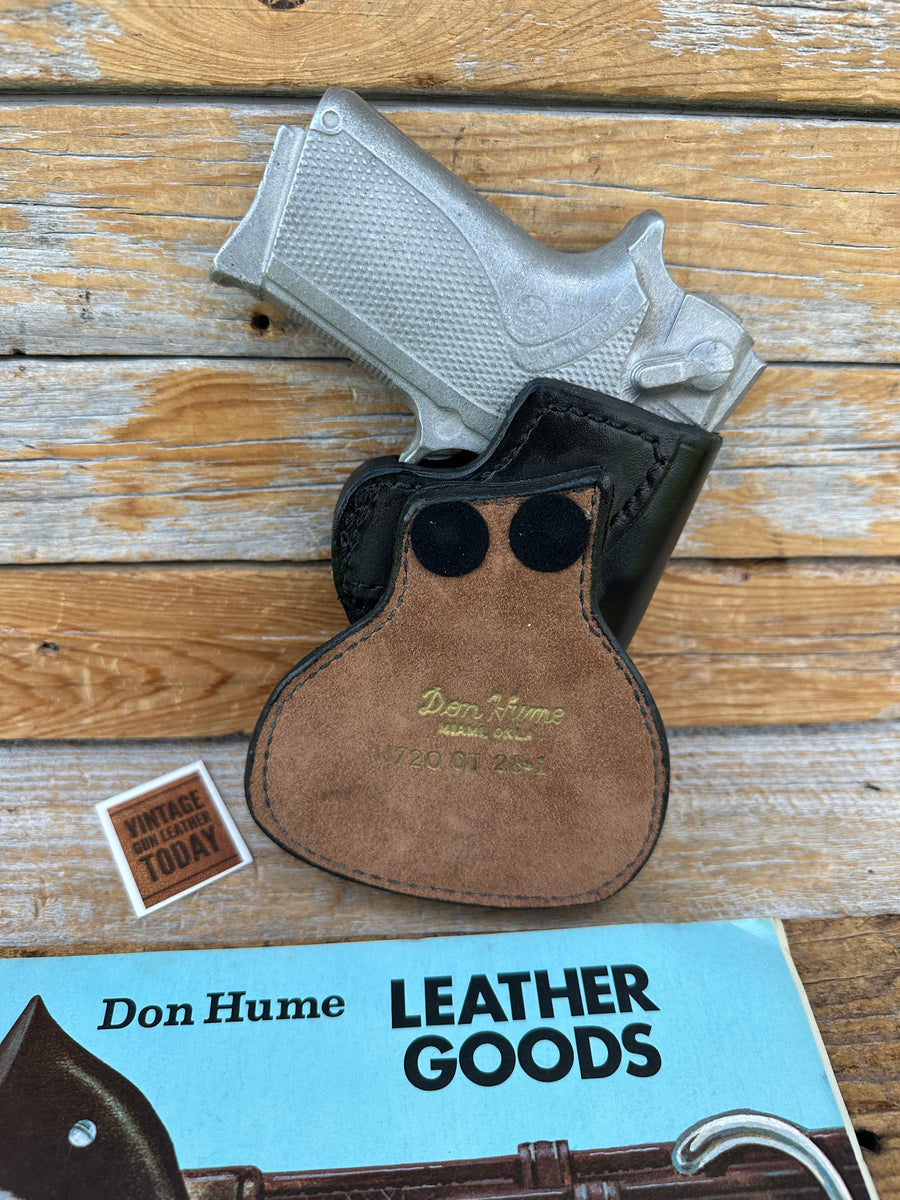 Vintage Don Hume H720 28-1 Black Leather Paddle Holster For 3913 Lady ...