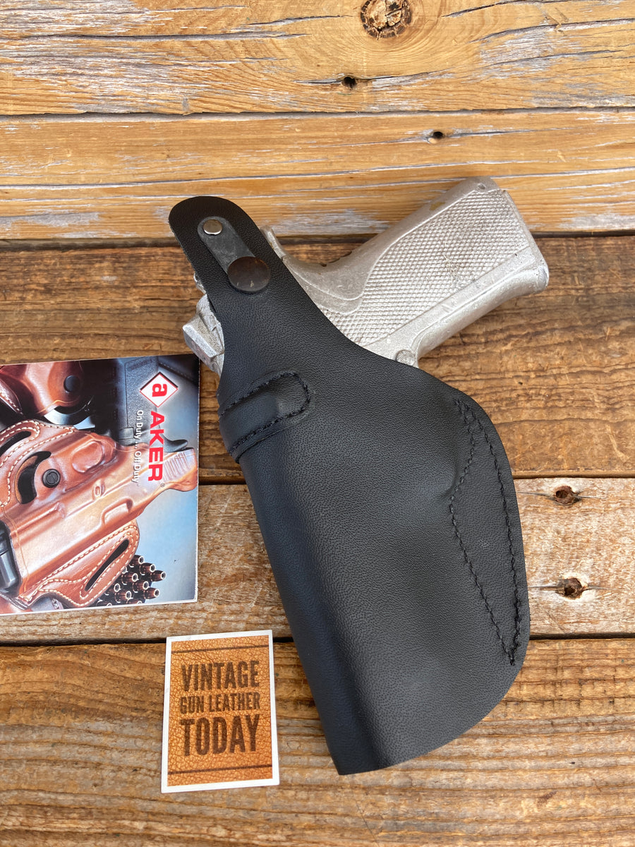 AKER Discontinued Black Leather IWB Spring Special Holster For S&W 456 ...