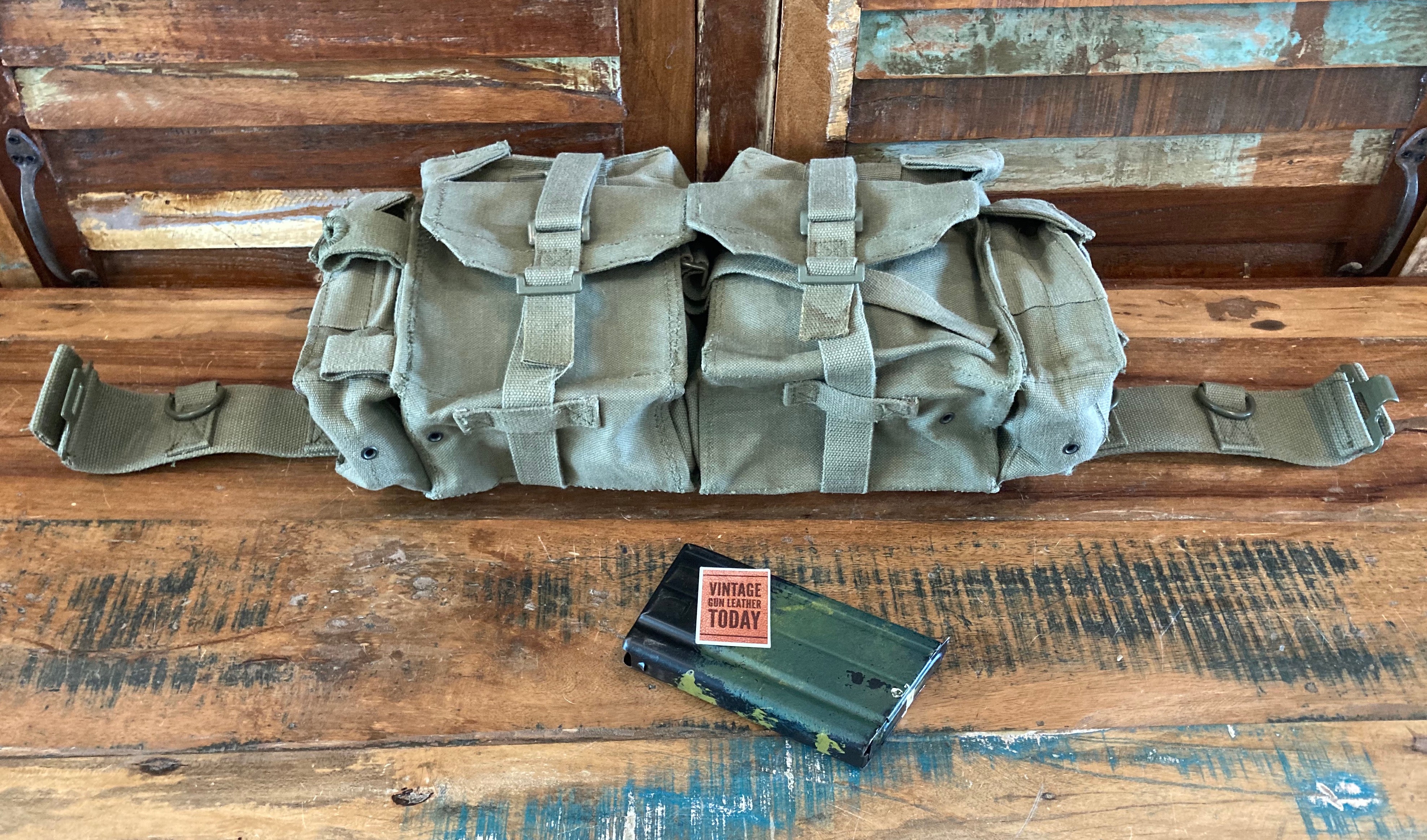 Vintage Original Pattern 70 SADF Kidney Webbing South African Military ...