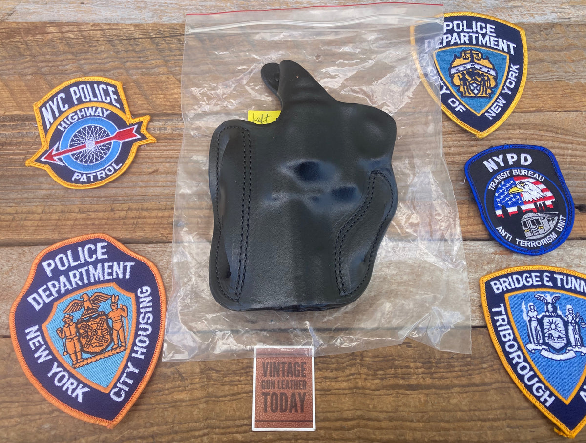 Vintage 1990s MARCO Leather Holster For NYPD 3" Ruger GP100 GPNY Spurl ...
