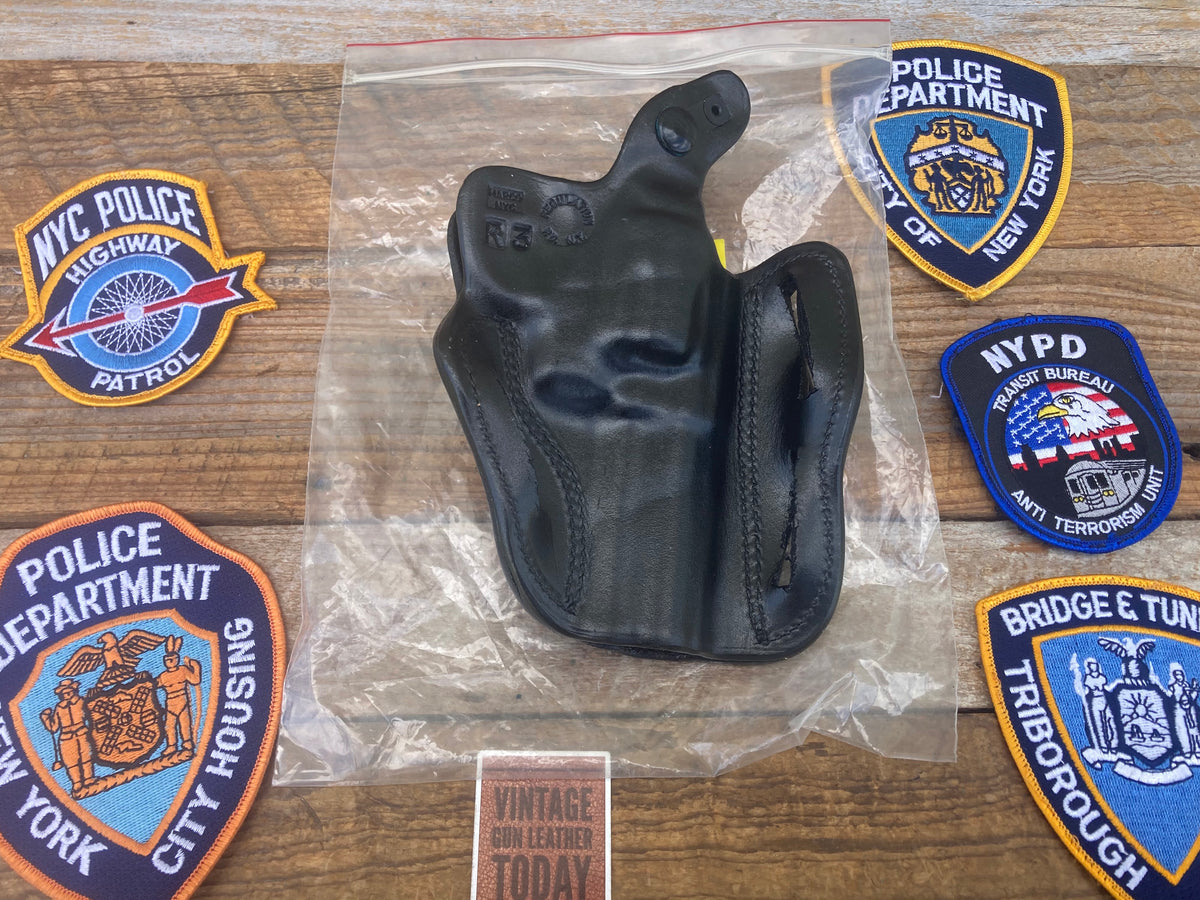 Vintage 1990s MARCO Leather Holster For NYPD 3" Ruger GP100 GPNY Spurl ...