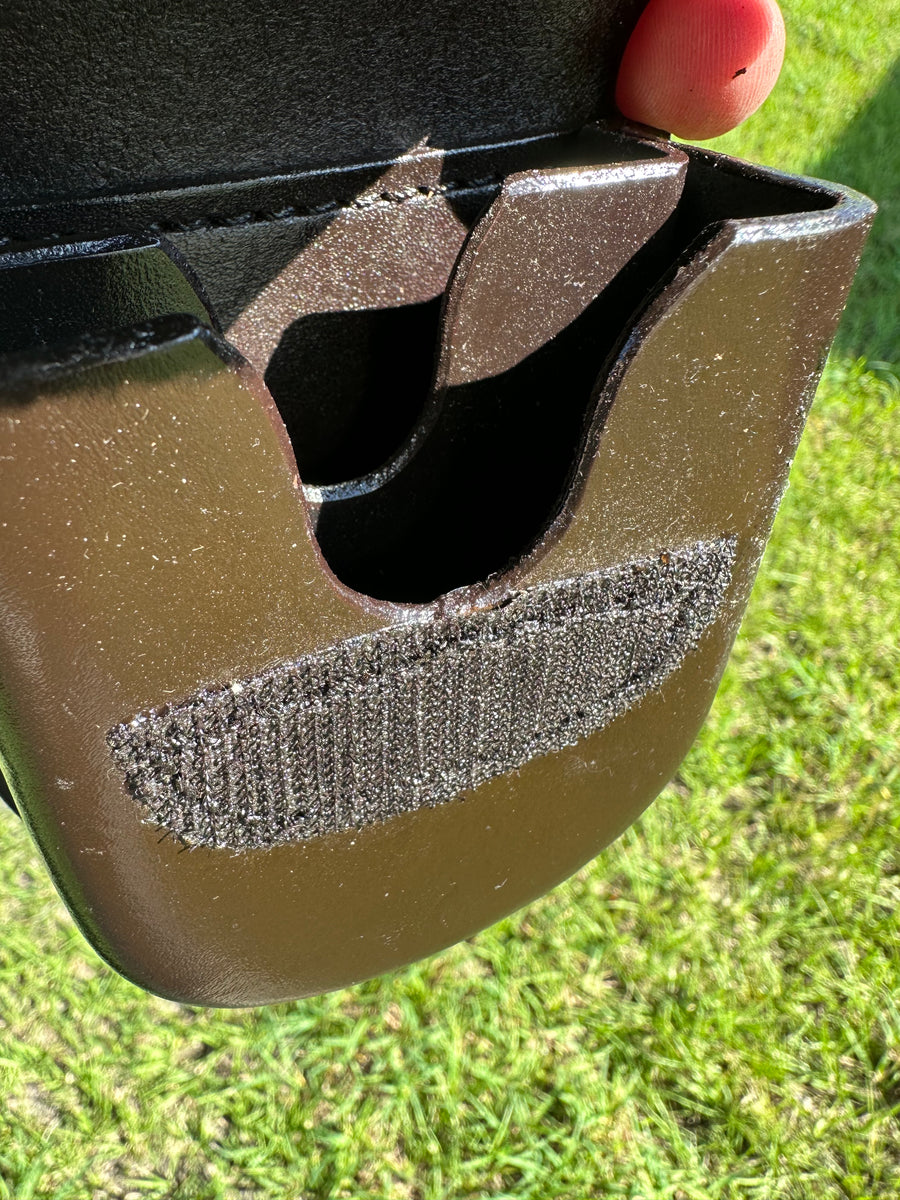 Don Hume Cordovan Brown Double Cuff Case Chain Hinge Security Handcuff ...