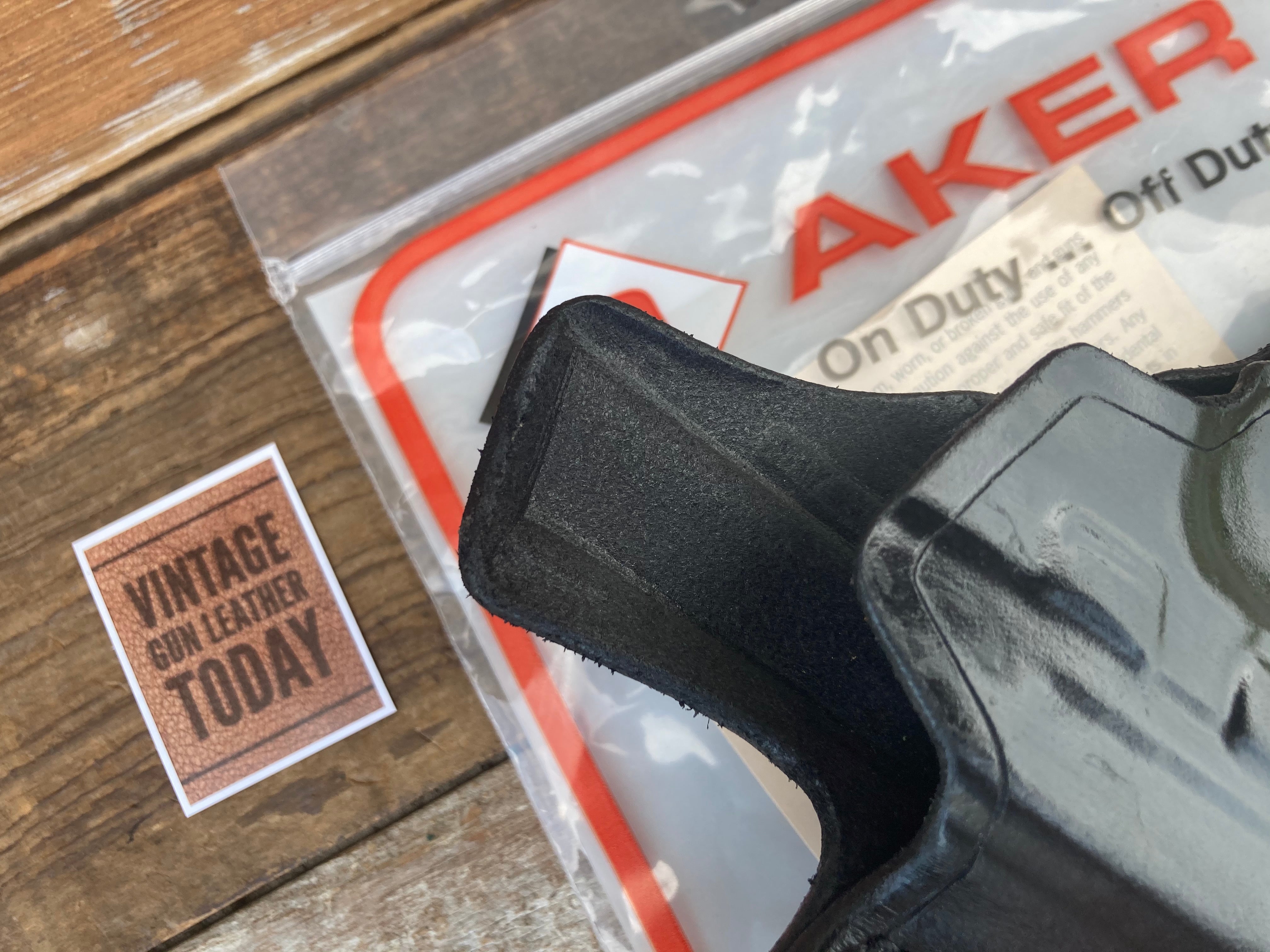 AKER Statesman XR21 Black Leather Left OWB Holster for S&W M&P MP 45 ...
