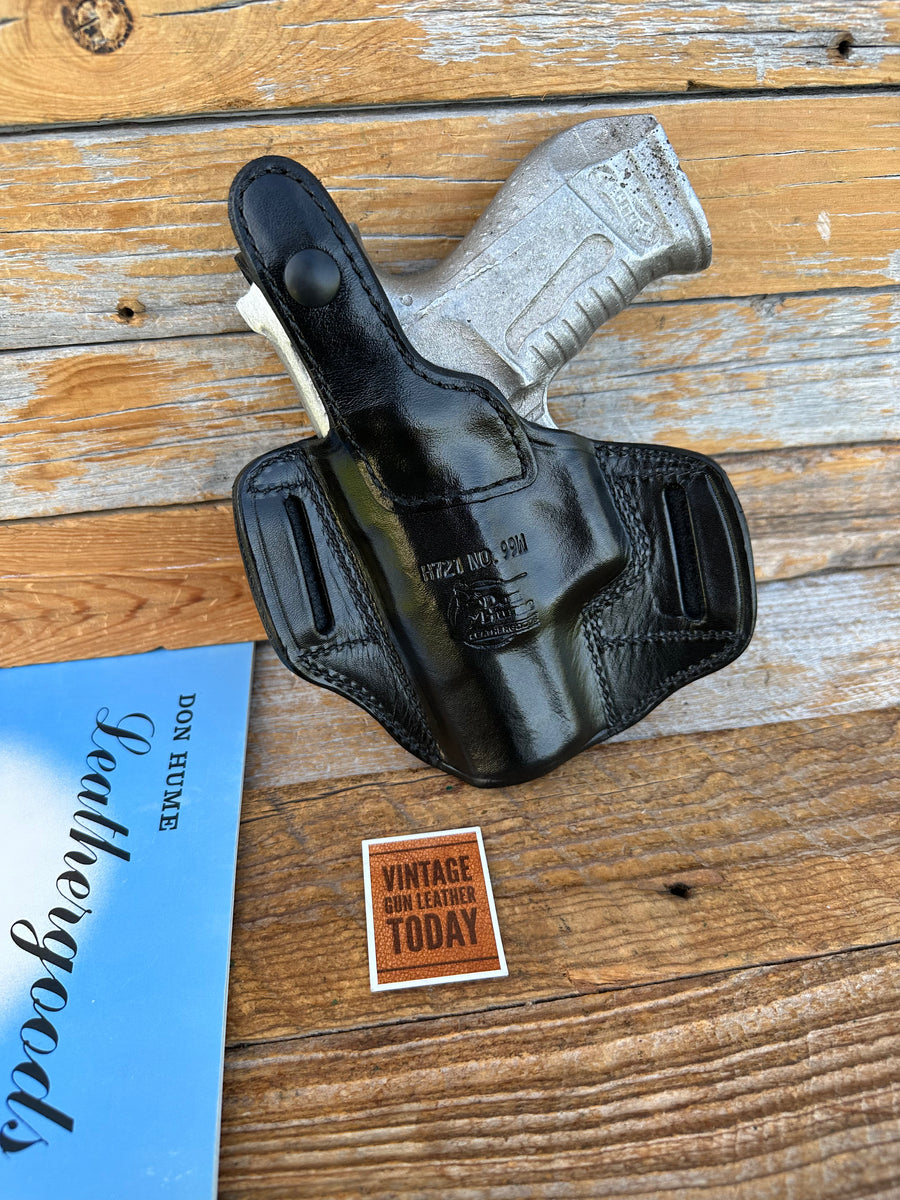 Vintage Don Hume Black Leather H721 OWB Holster For Walther P99 Right ...