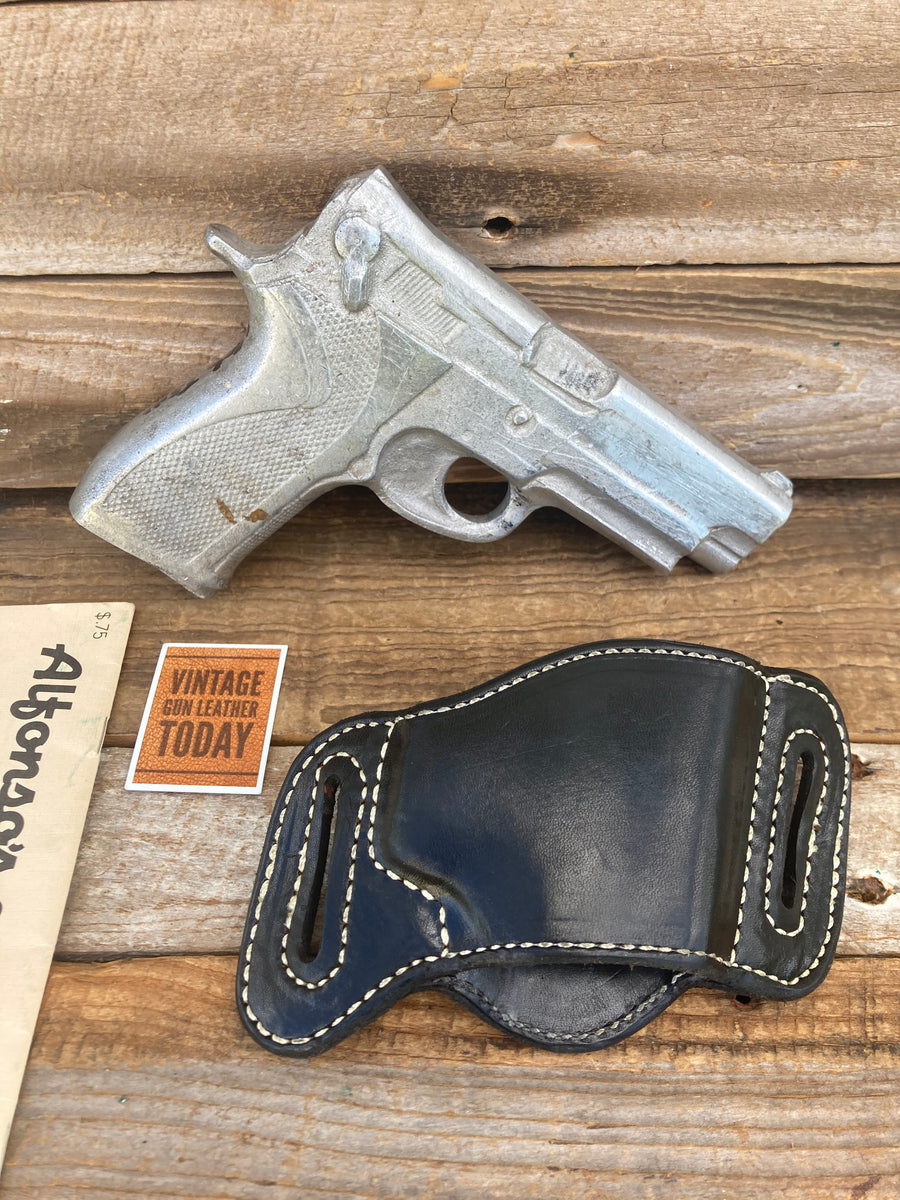 Alfonso's Black Leather Smooth Leather Lined Open Top Holster For S&W ...