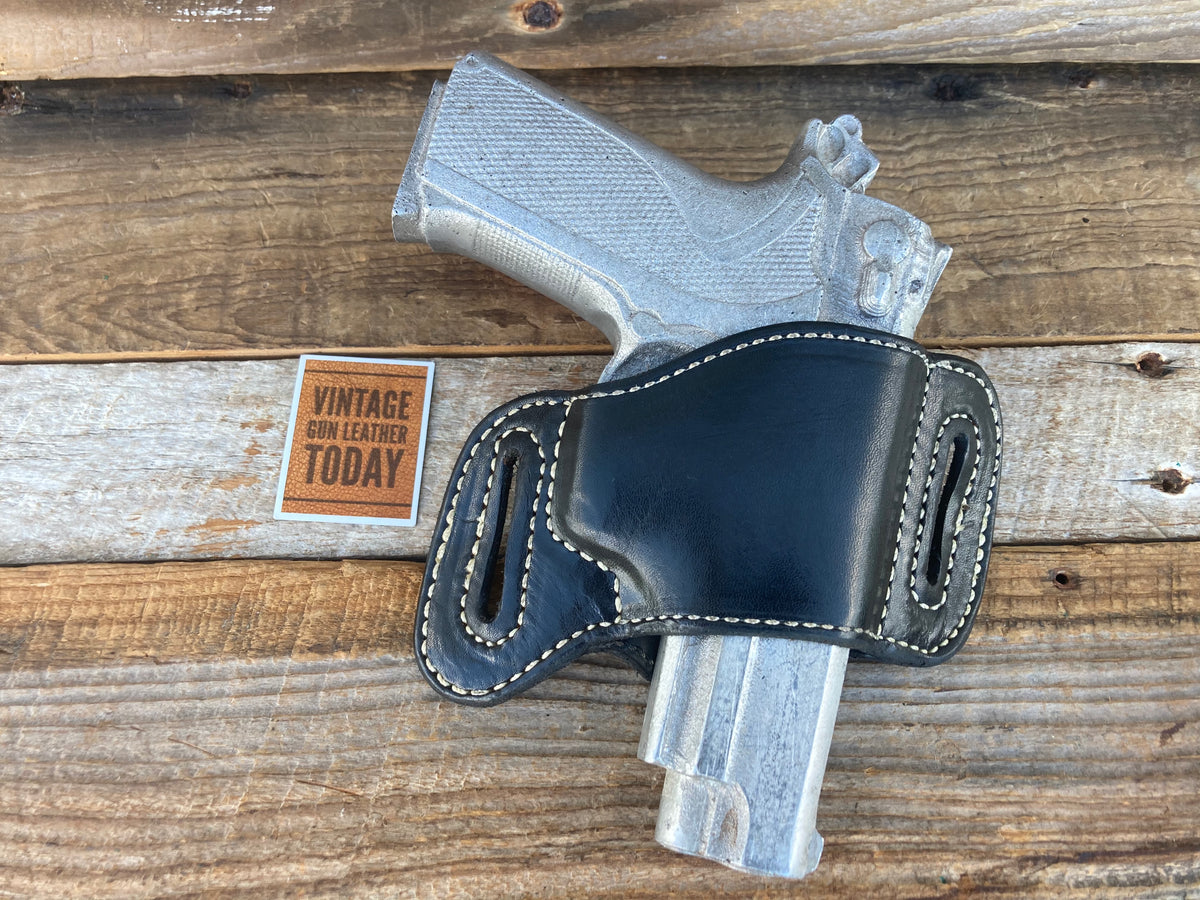 Alfonso's Black Leather Smooth Leather Lined Open Top Holster For S&W ...