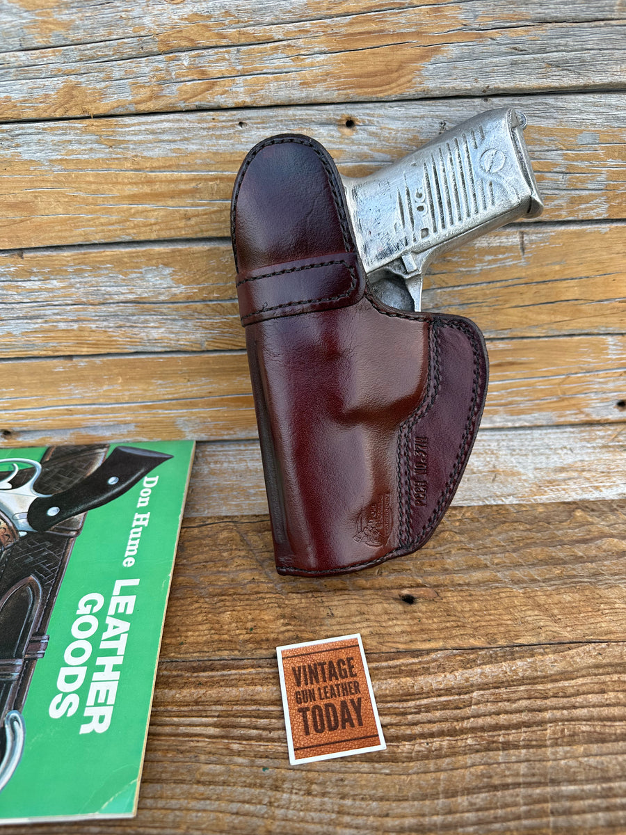 Vintage Don Hume PCCH Brown Leather IWB Holster For Ruger P90 90DC P91 ...
