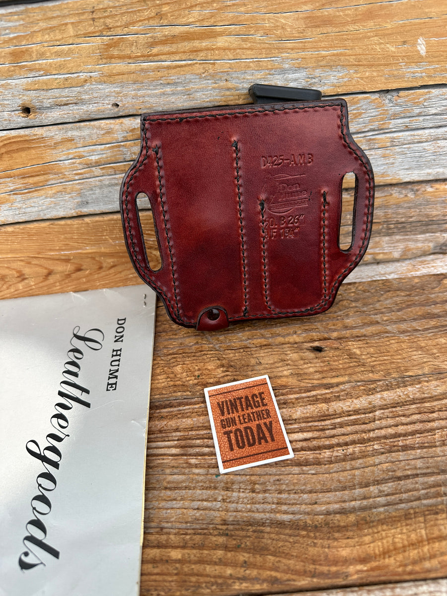 Don Hume Brown Leather 26" ASP Baton Holder / Magazine Holder For GLOC ...