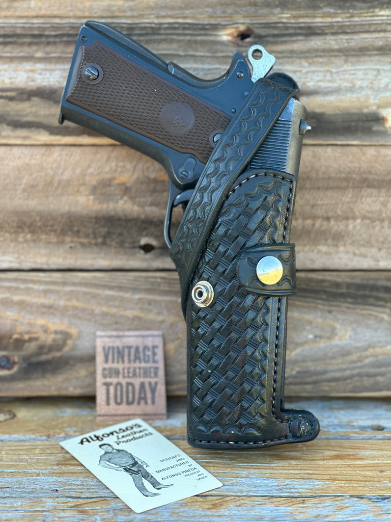 OWB Holster (Right) – Tagged "Colt Commander" – vintagegunleather