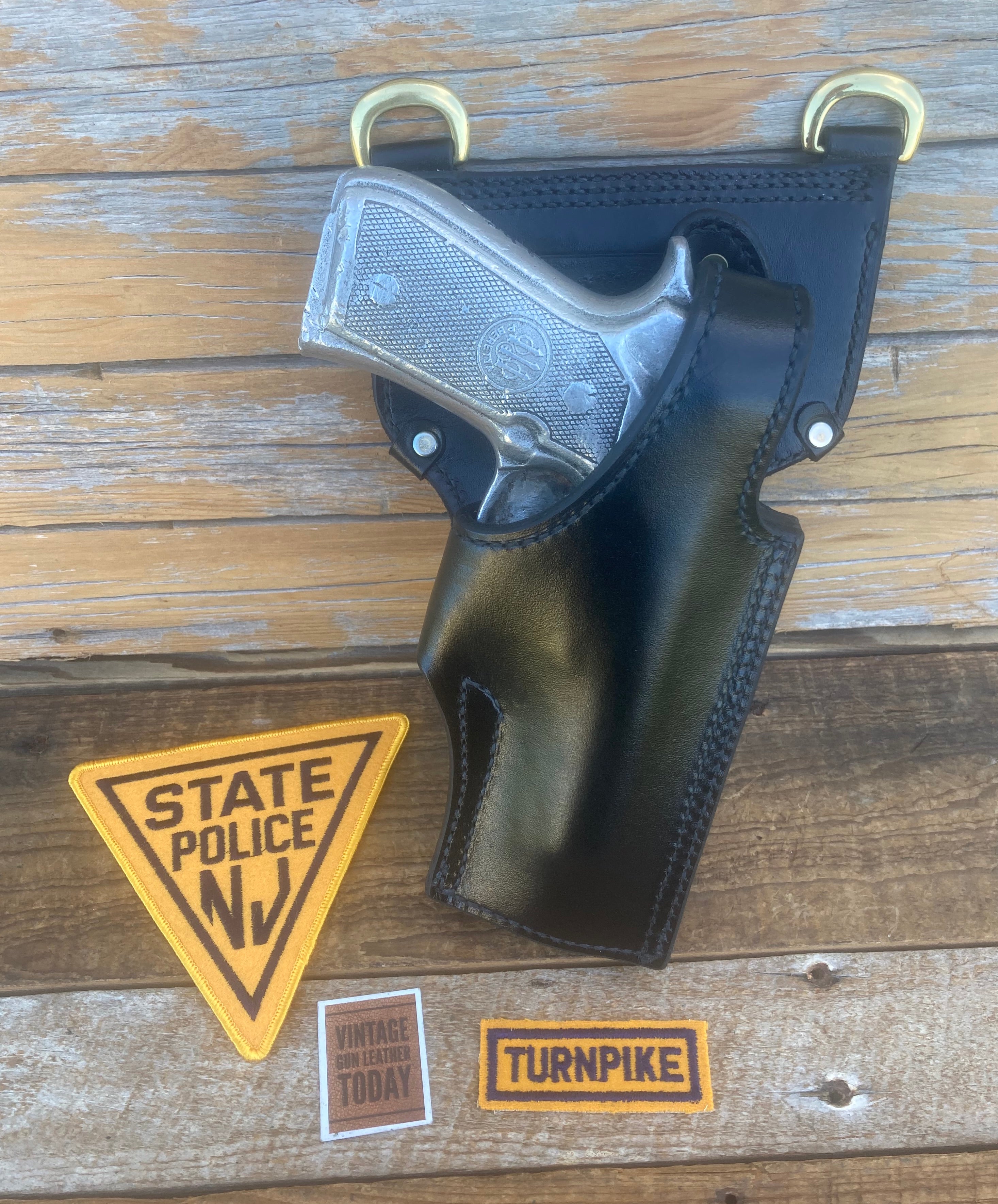 Vintage Tex Shoemaker NJSP Discontinued NJ State Police Holster For Be ...