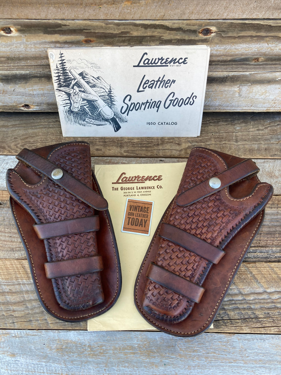 Western George Lawrence Set of Holsters for a High Standard Sentinel R ...