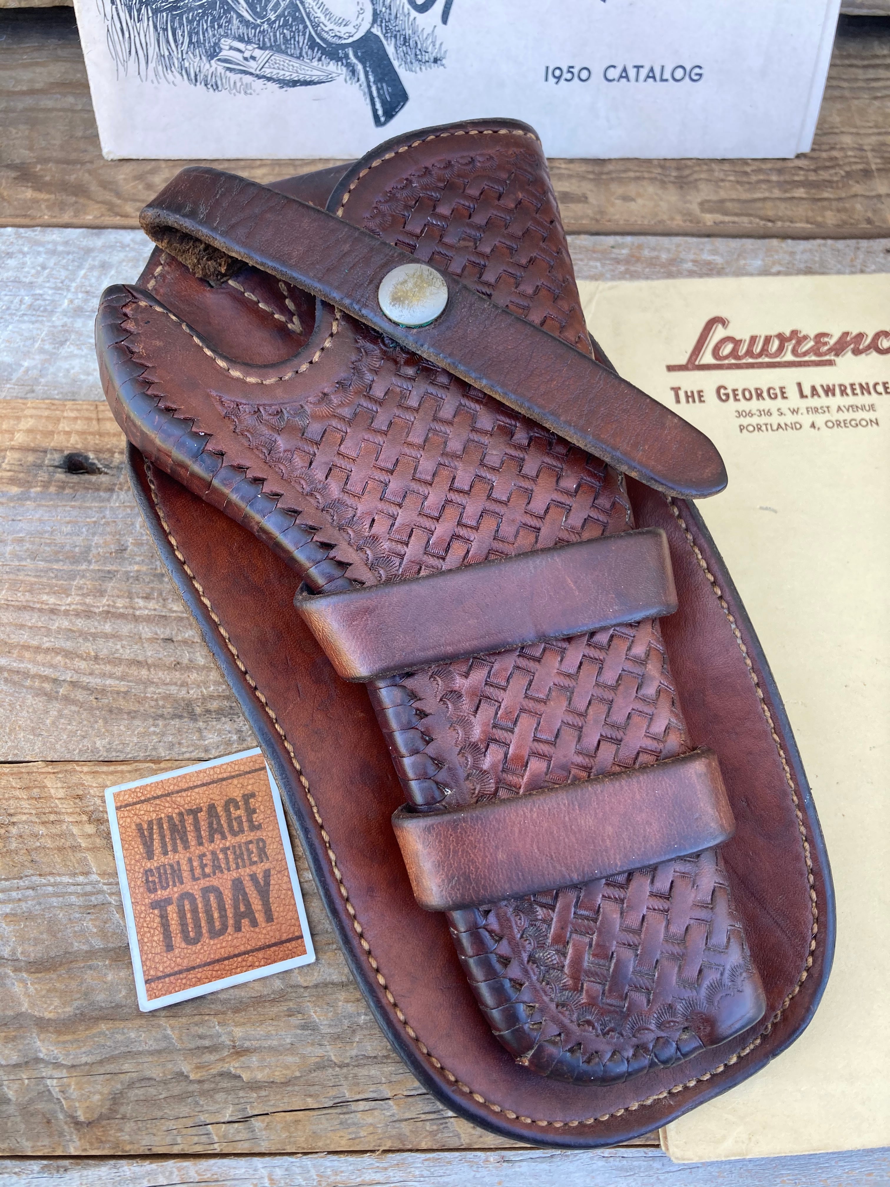 Western George Lawrence Set of Holsters for a High Standard Sentinel R ...