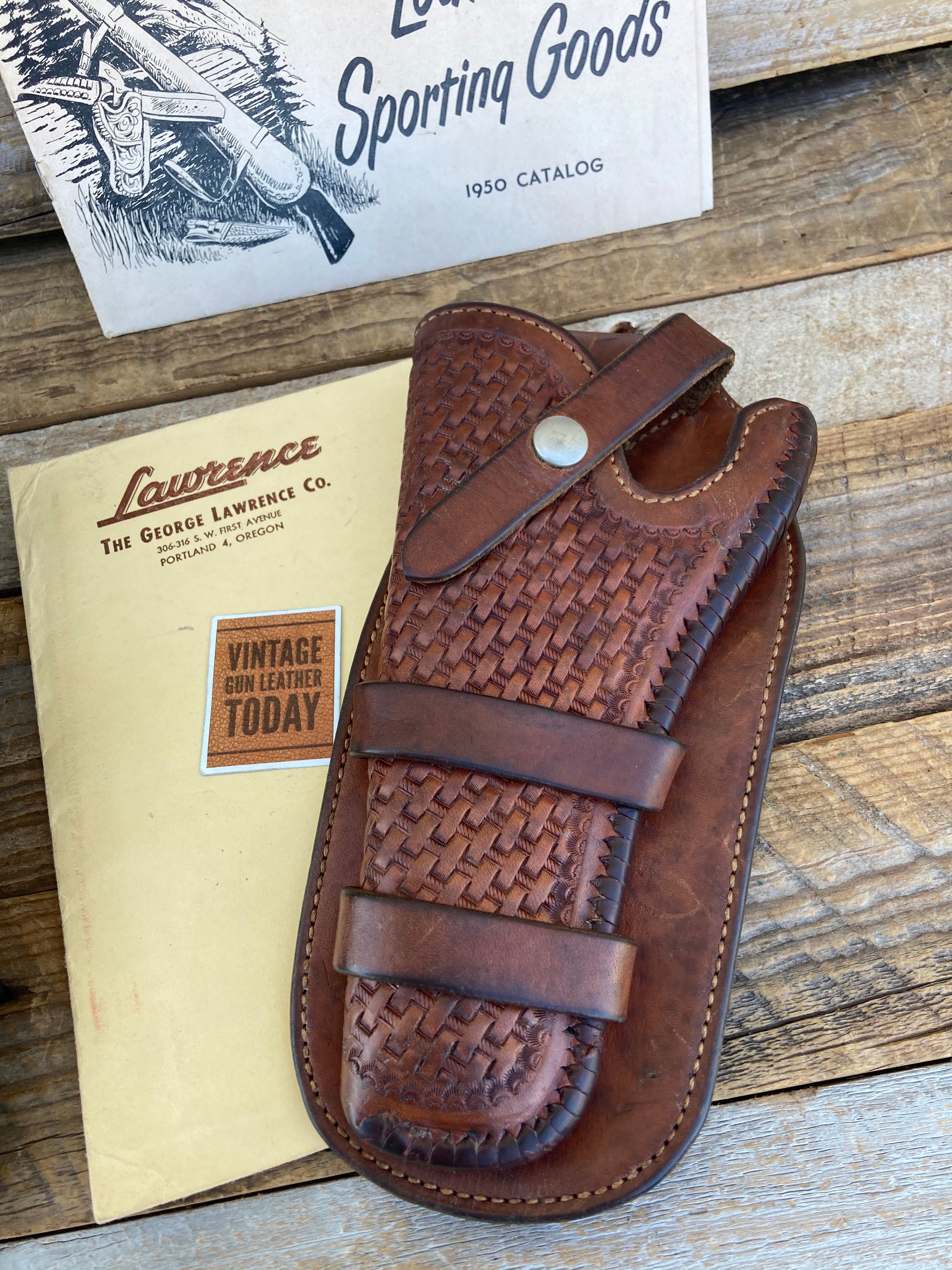 Western George Lawrence Set of Holsters for a High Standard Sentinel R ...