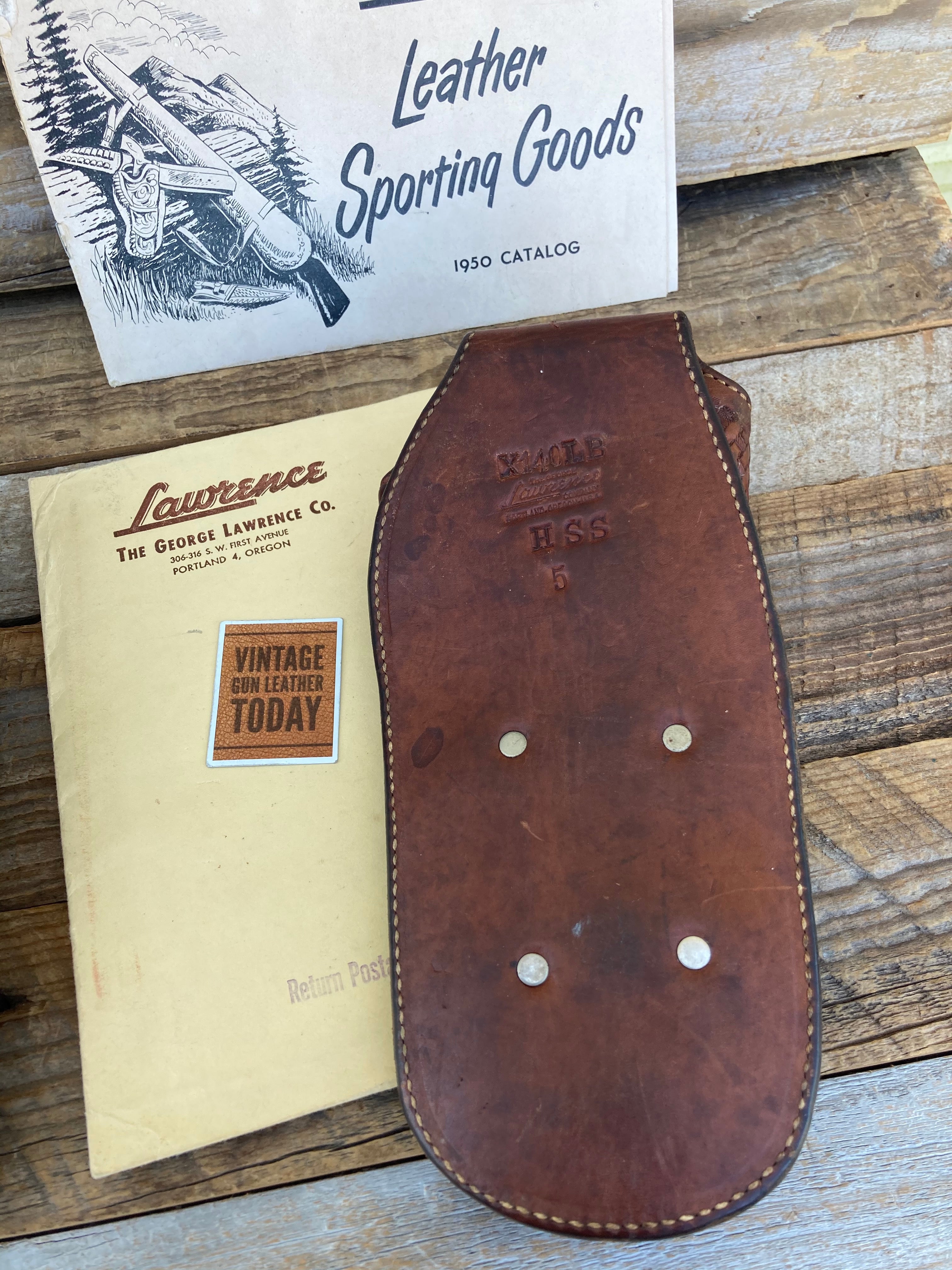 Western George Lawrence Set of Holsters for a High Standard Sentinel R ...