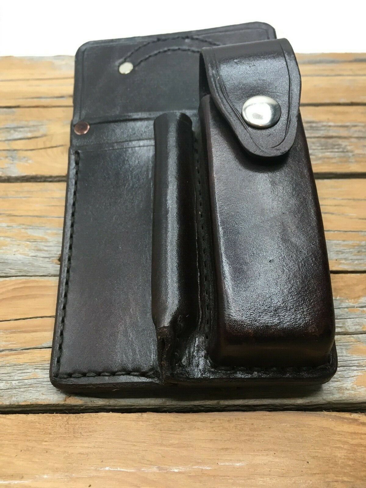 Tex Shoemaker Leather EMT Fire Paramedic Belt Case Kit EMS Fire First ...