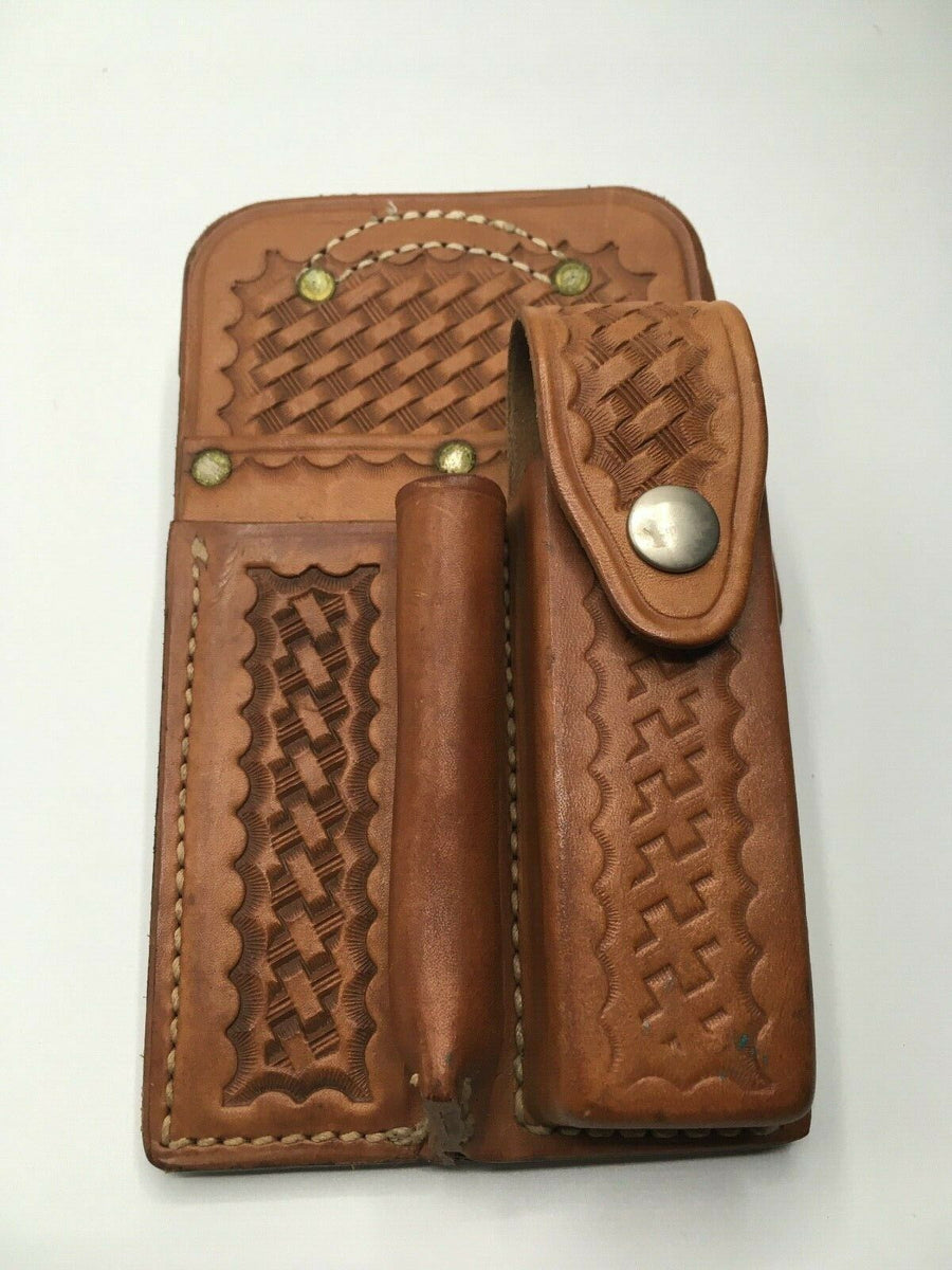 Tex Shoemaker Leather EMT Fire Paramedic Belt Case Kit EMS Fire First ...