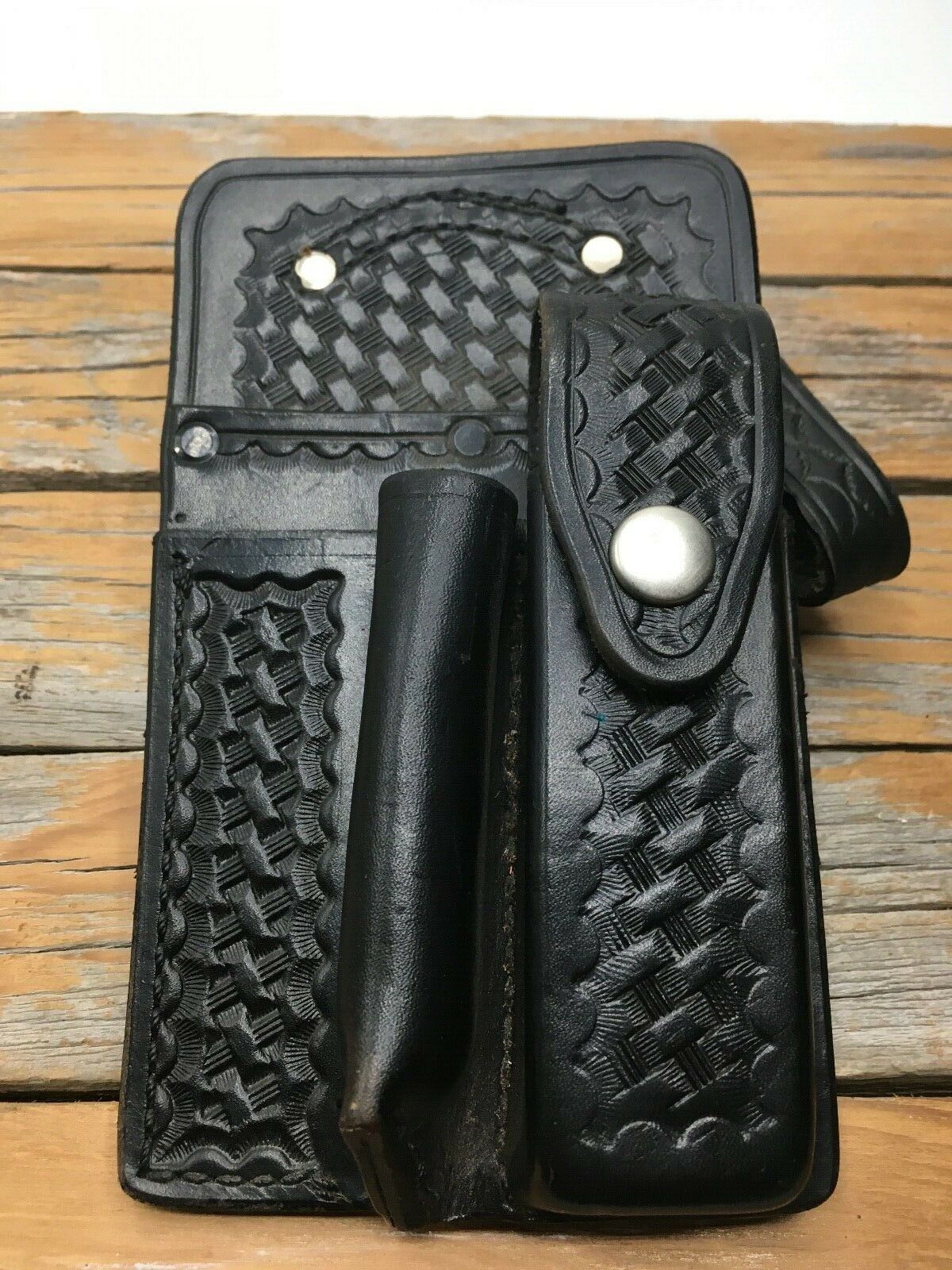 Tex Shoemaker Leather EMT Fire Paramedic Belt Case Kit EMS Fire First ...