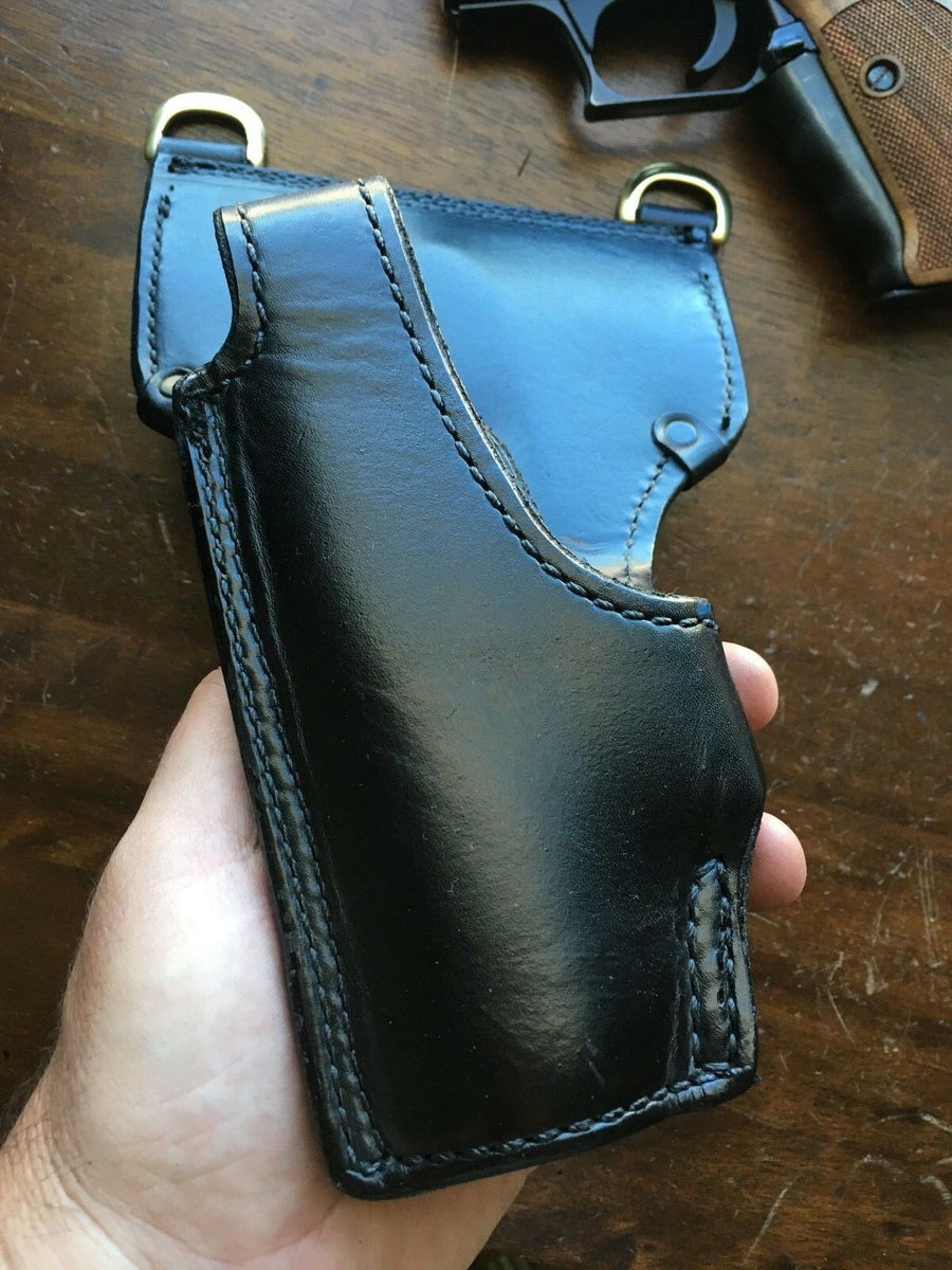 Vintage Tex Shoemaker NJ Hanger Lined Police Duty Holster For P7M8 P7M ...